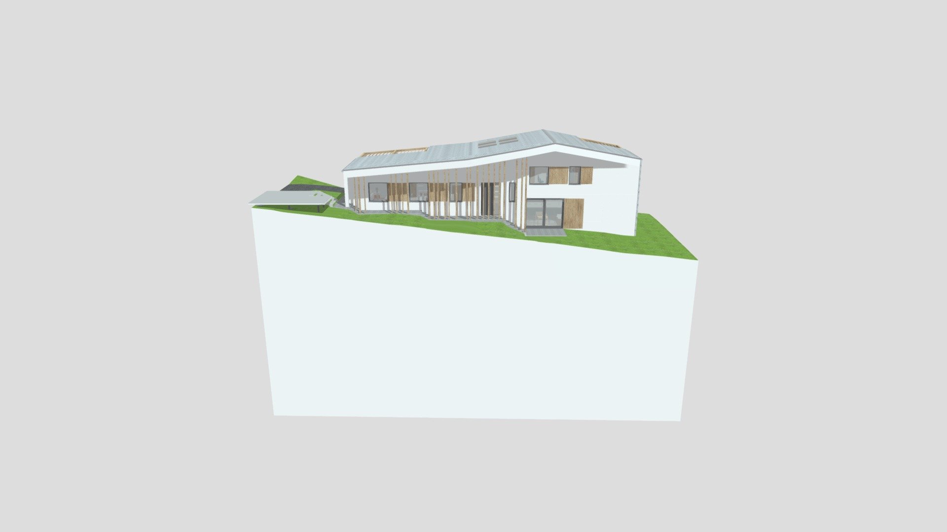Archicad_Sample_Project_Hillside_House_v1.0_AC25 - 3D model by HARBAYU ...
