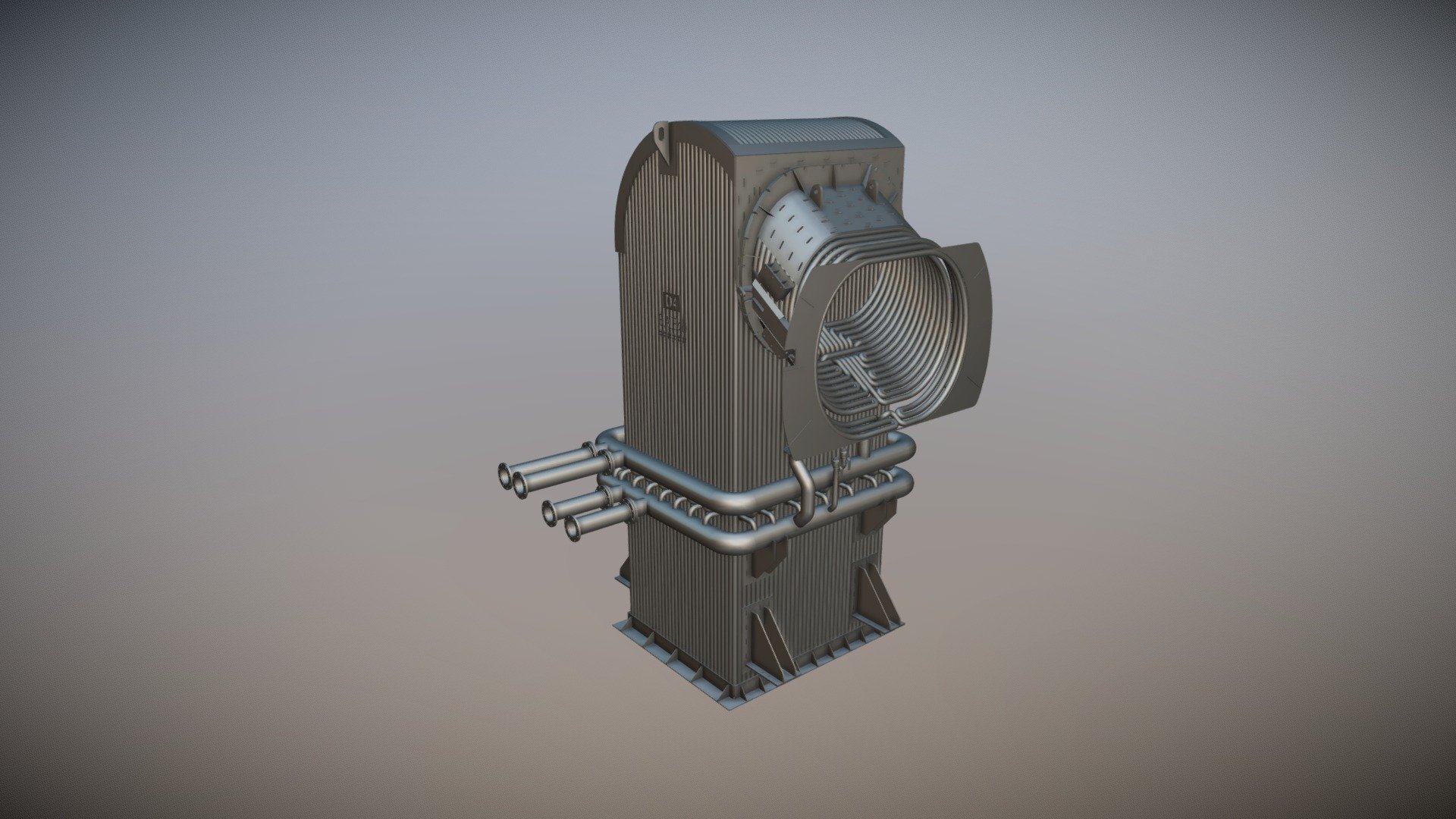 Duct D4 -Assembly- - 3D model by EAFabCorp [54b3d30] - Sketchfab