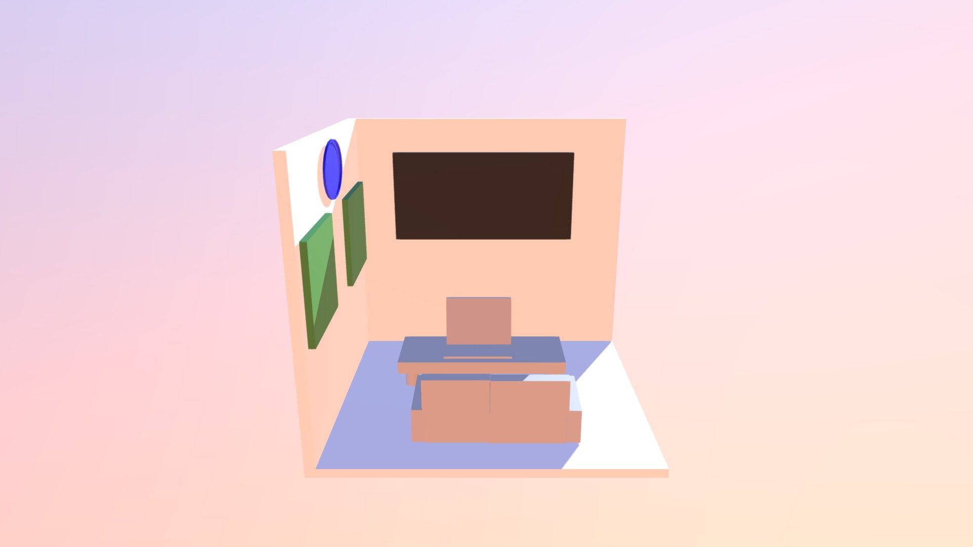 isometric room - 3D model by Redlambo305 [54b4179] - Sketchfab