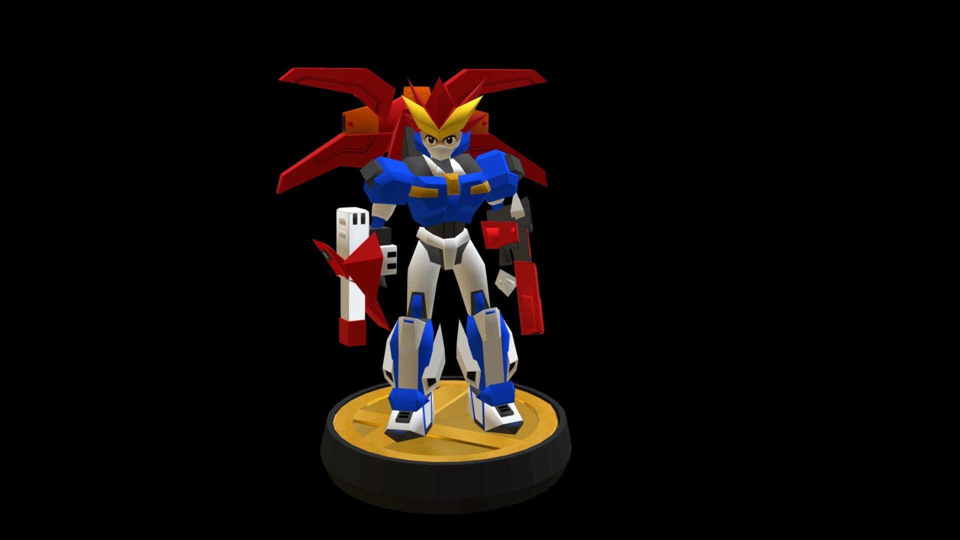 Ray Mk III Smash bros. Amiibo - Download Free 3D model by AngusRaisin ...