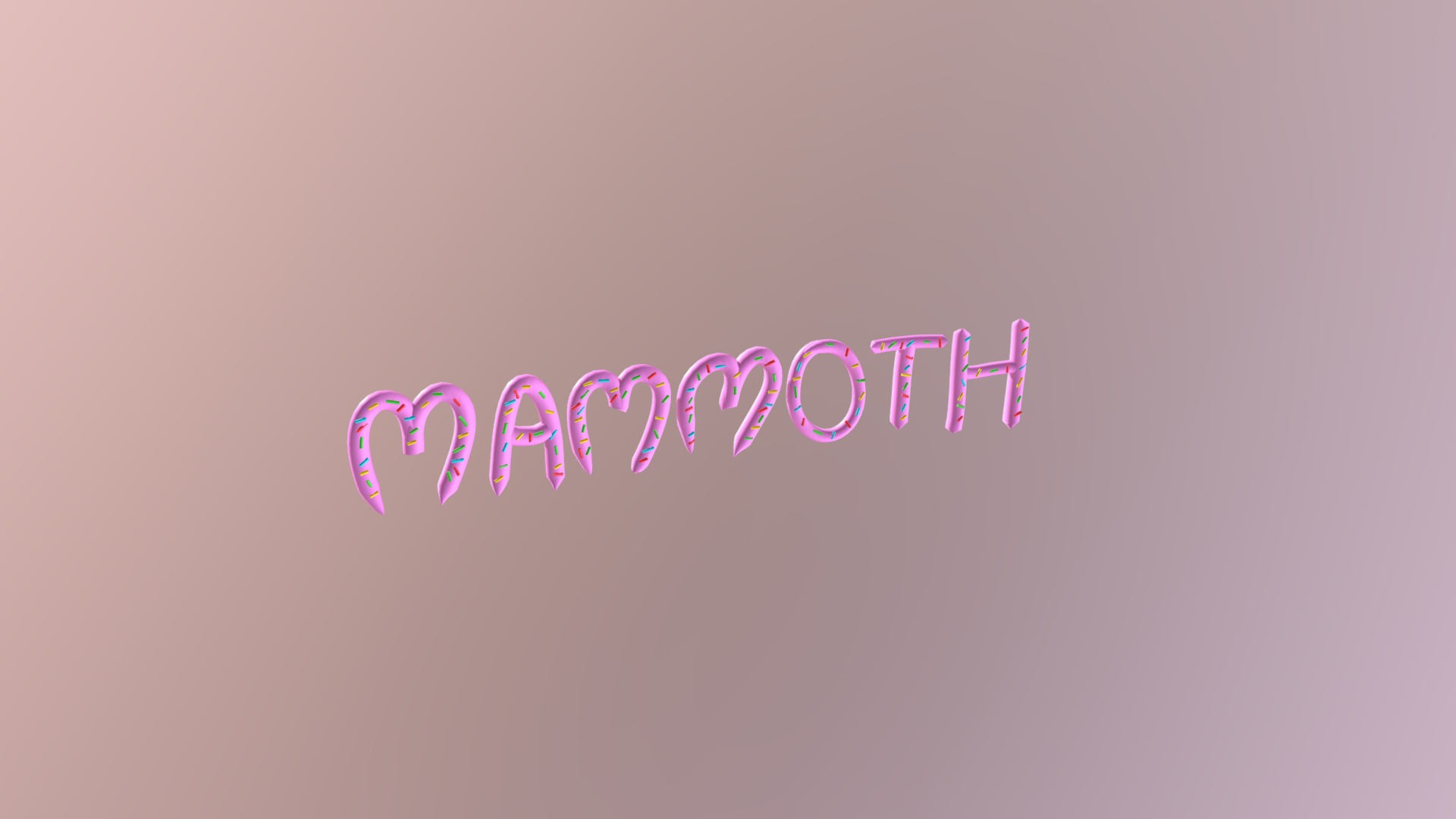 Mammoth Text - Download Free 3D model by CobyPal (@cobyp) [54b5c98 ...