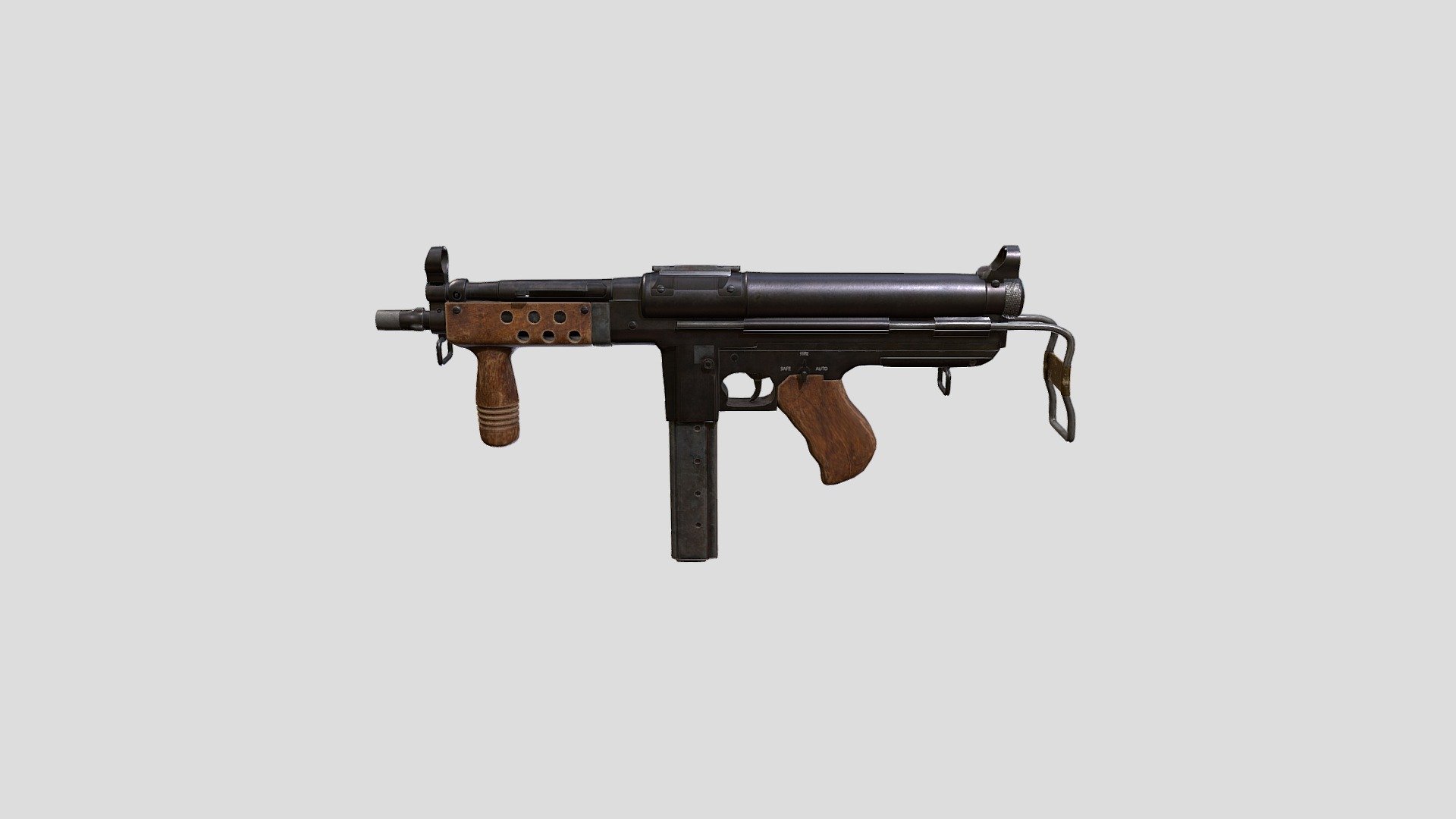 US_ARMY_SMG - 3D model by Loqual (@pionck8824) [54b70f5] - Sketchfab