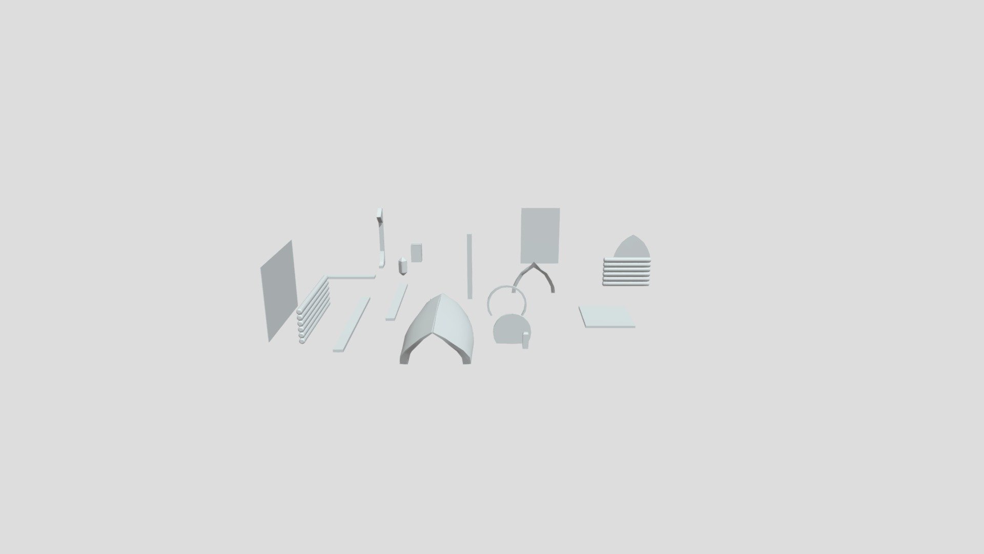 Lodge_Modular_Pieces - 3D model by DeMonaco [54b74d4] - Sketchfab