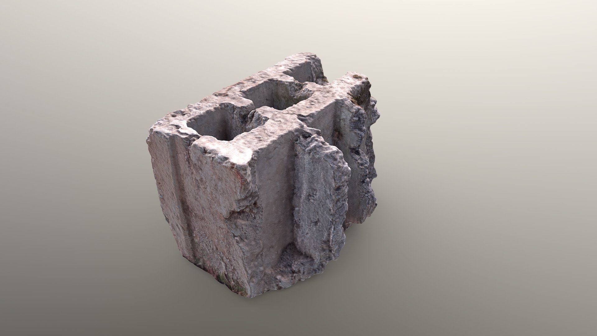 Old Cracked Cinder Block Scan - Download Free 3D model by valiv4491 ...