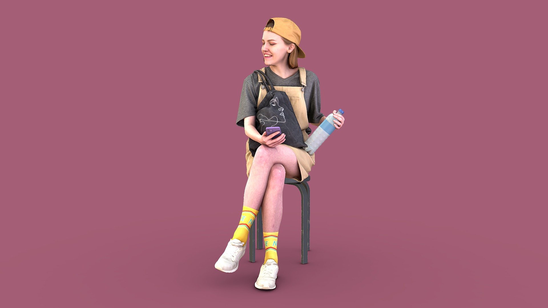 Smiling Girl - 3D model by kanistra [54b7b0c] - Sketchfab