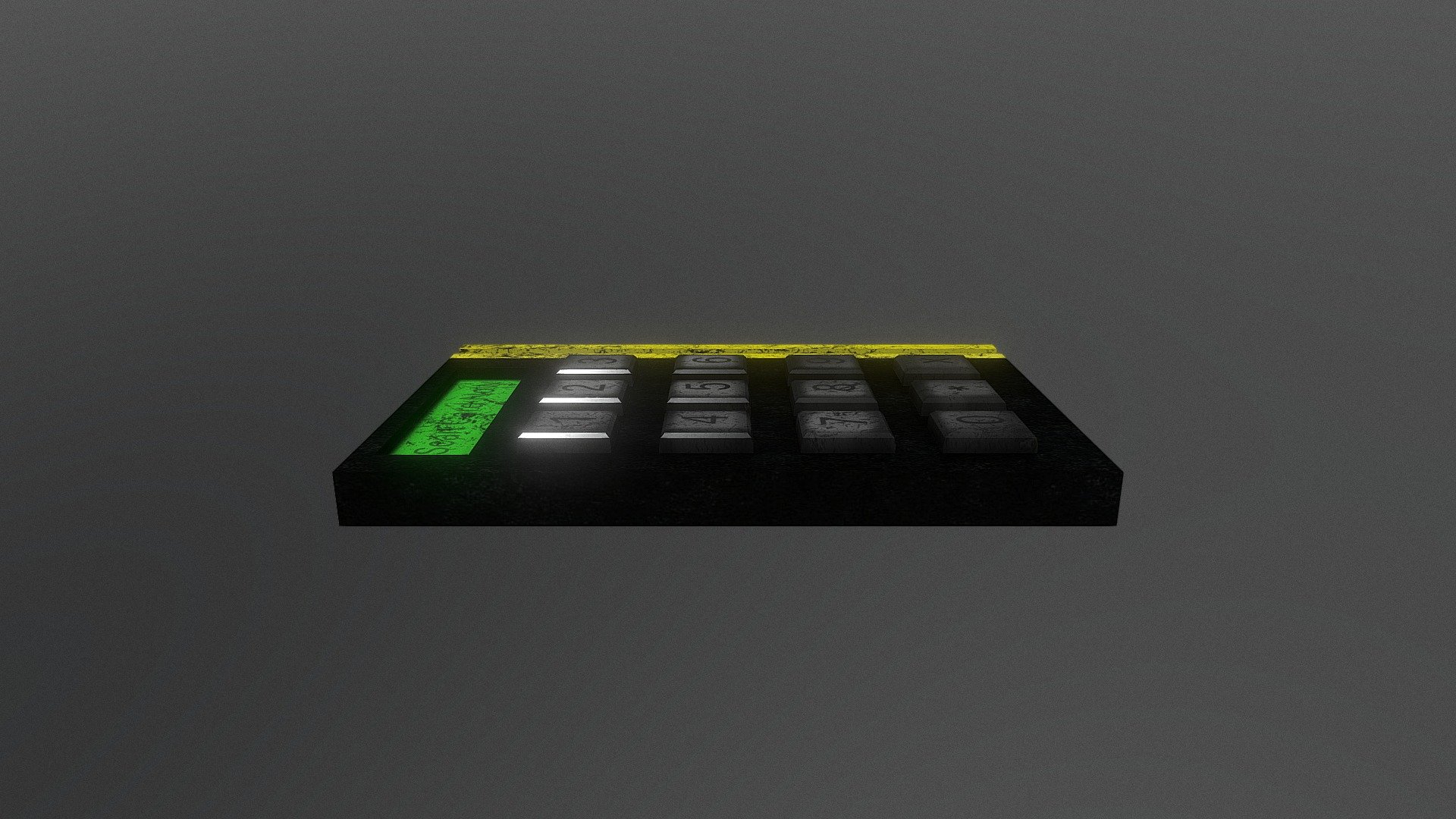 Scuffed Keypad - 3D model by sam_designs [54b993d] - Sketchfab