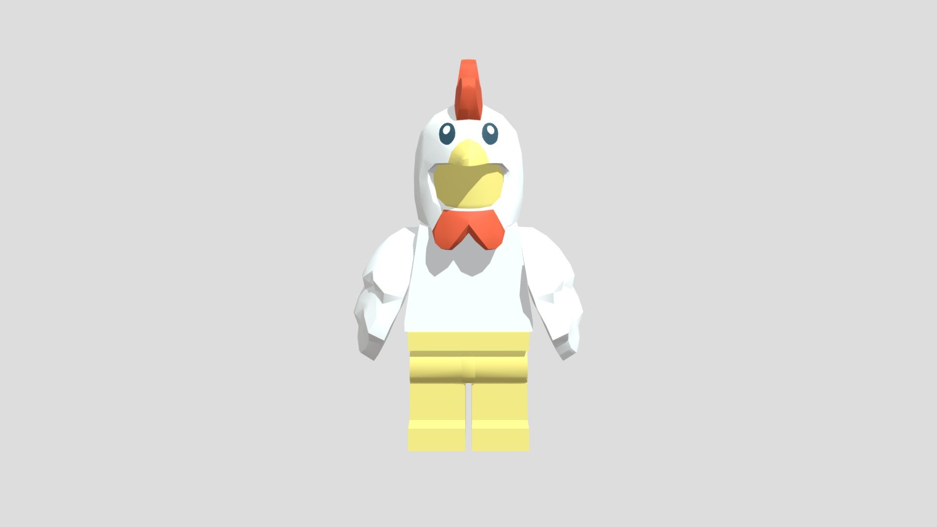 chicken guy - 3D model by gabu [54ba2c1] - Sketchfab