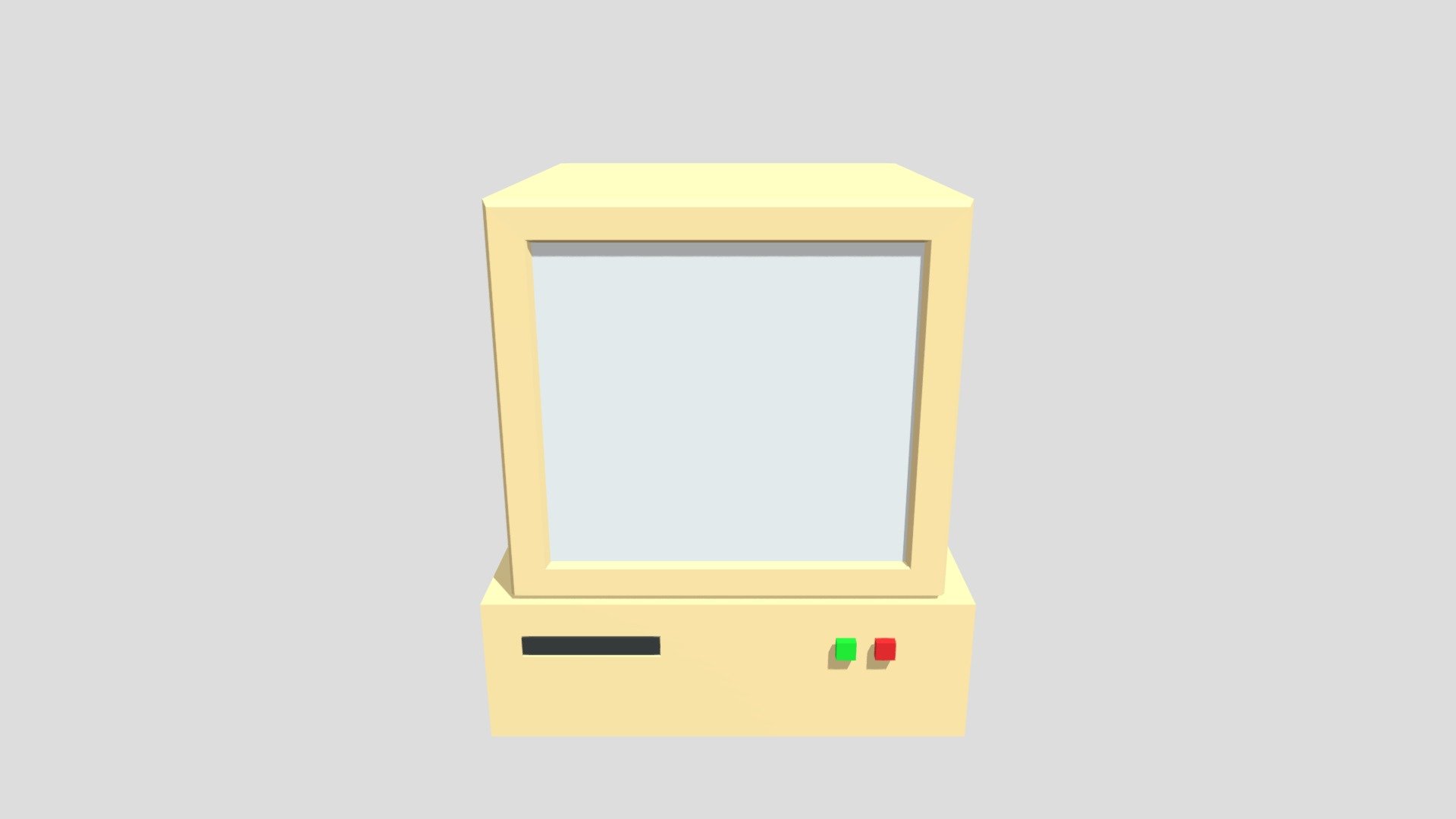 Low Poly old PC - Download Free 3D model by l9my [54bbb69] - Sketchfab