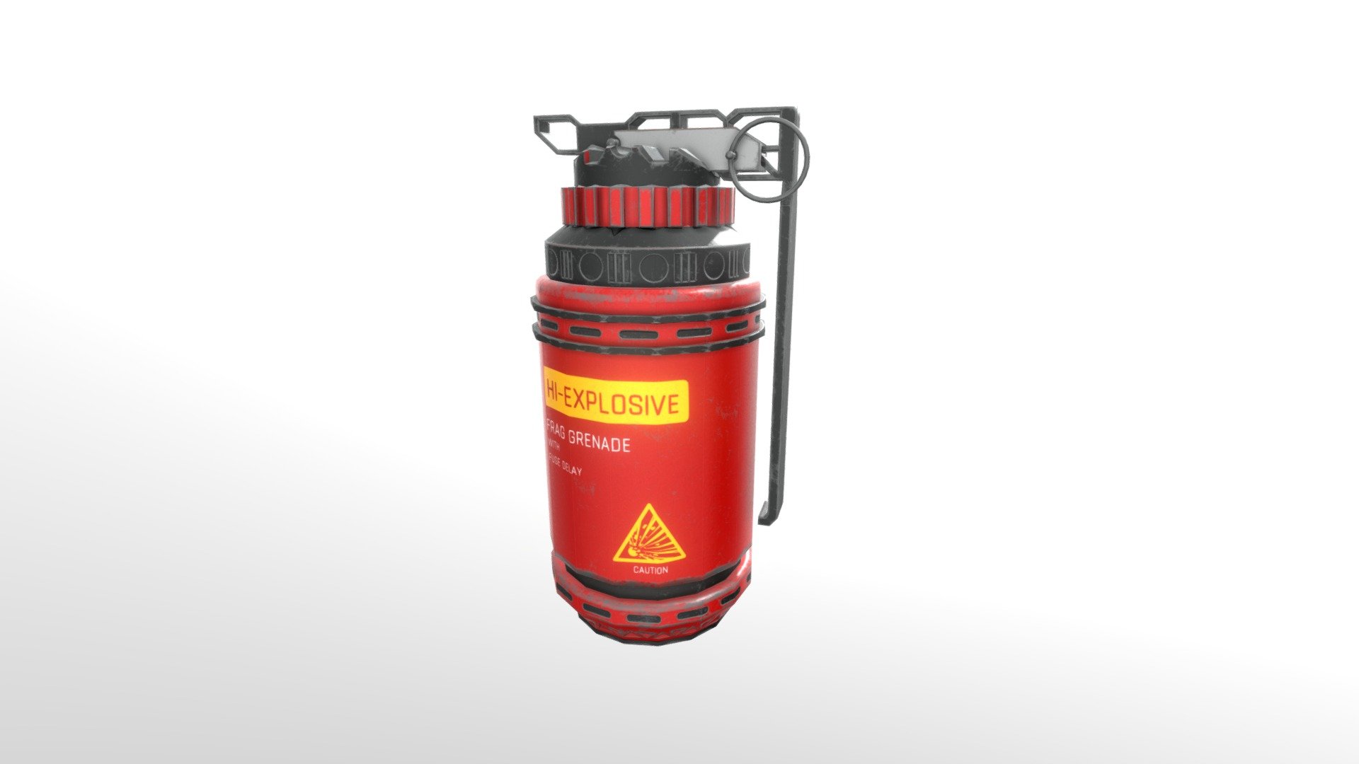 Sci Fi - Frag Grenade - Low Poly - Game Ready - Buy Royalty Free 3D ...