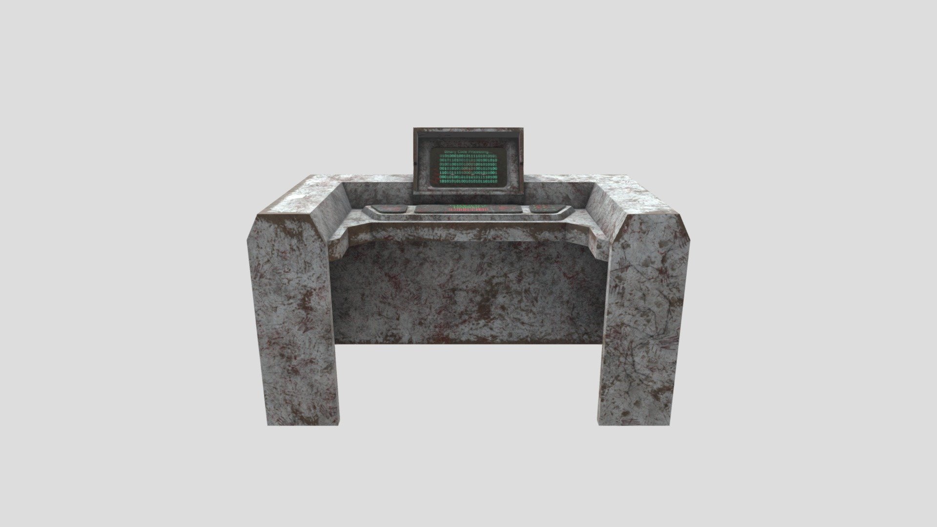 Apocalyptic Desk - Download Free 3D model by PhoenixB13 [54beb45 ...