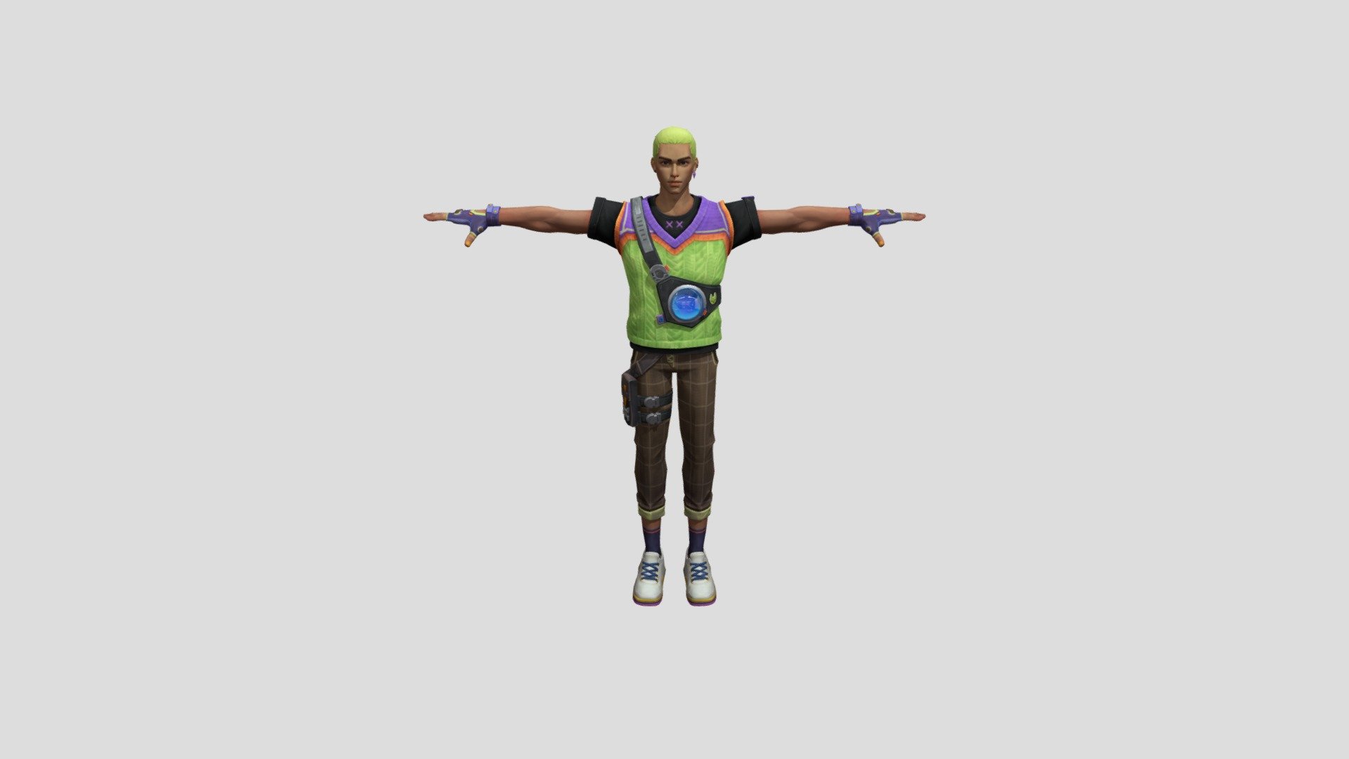 Gekko (T-pose) - Download Free 3D model by BojanV06 [54bf752] - Sketchfab