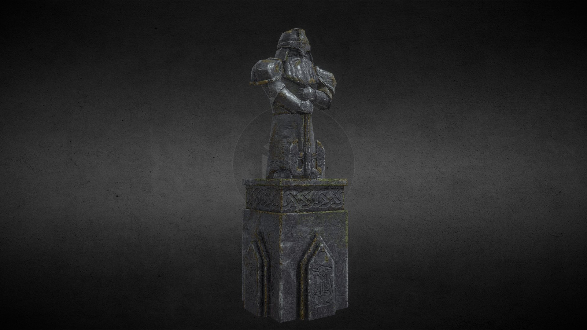 Dwarf's Statue - Download Free 3D model by Blackarus (@shelobanov.and) [54bfc8e] - Sketchfab