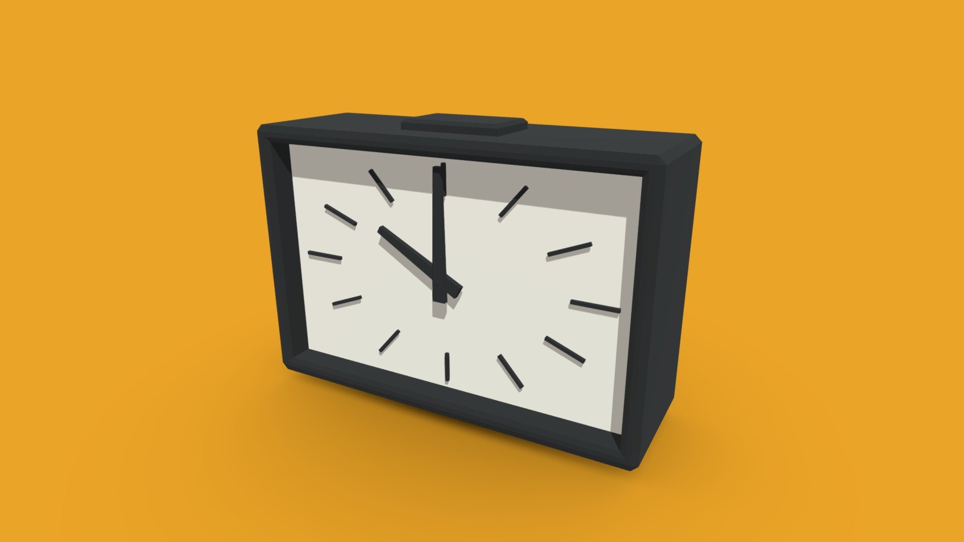 Desk Clock - 3D model by kuzet [54bfe55] - Sketchfab