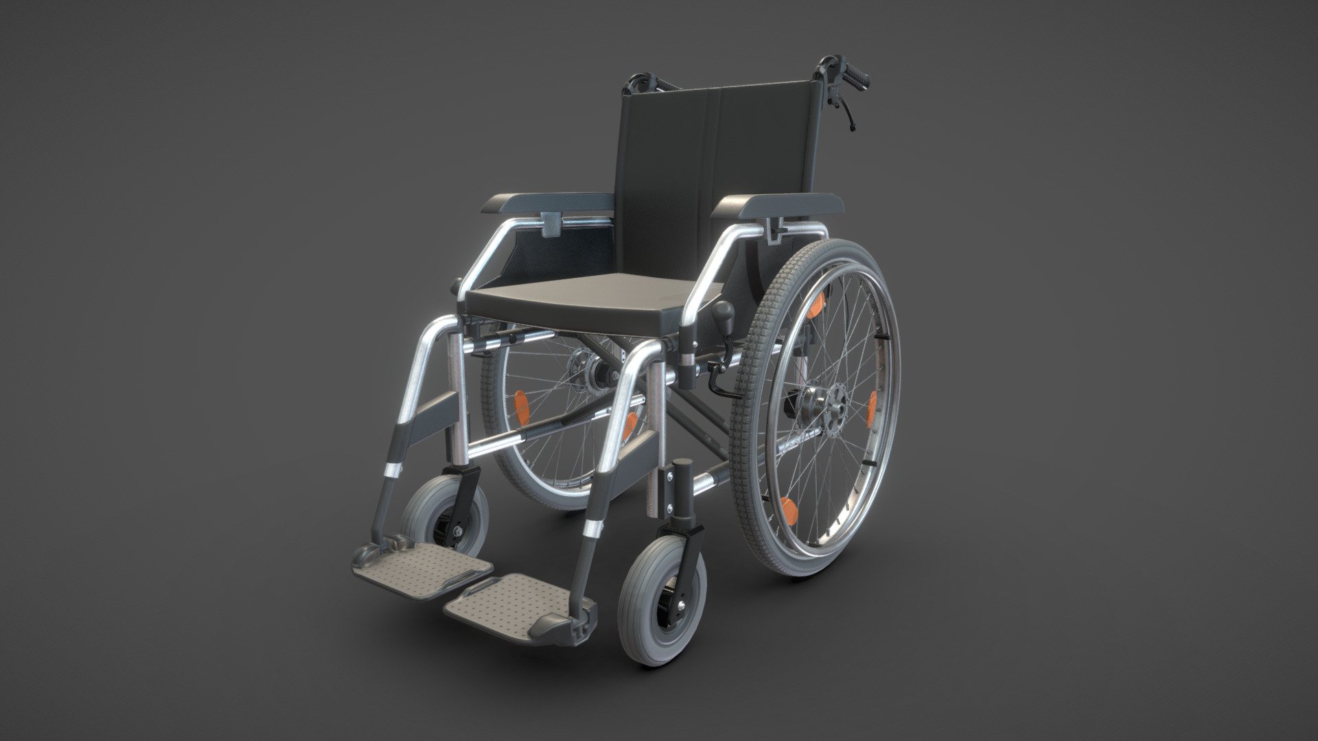 Wheelchair Low-Poly Test - 3D model by VIS-All-3D (@VIS-All) [54c070e ...