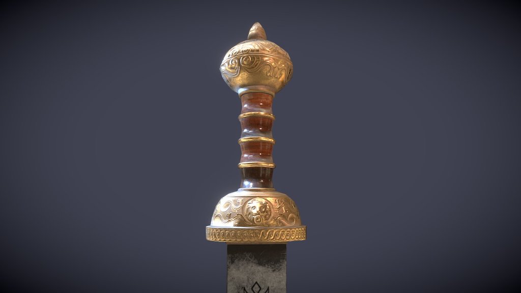Roman Sword - 3D model by marchandventer [54c094b] - Sketchfab