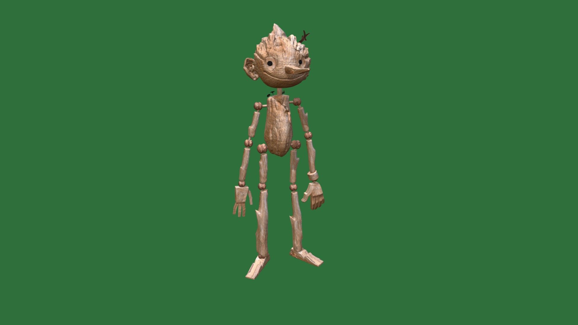 Pinocchio 3D - Guillermo del Toro - 3D model by emiyukiart [54c1cf8 ...