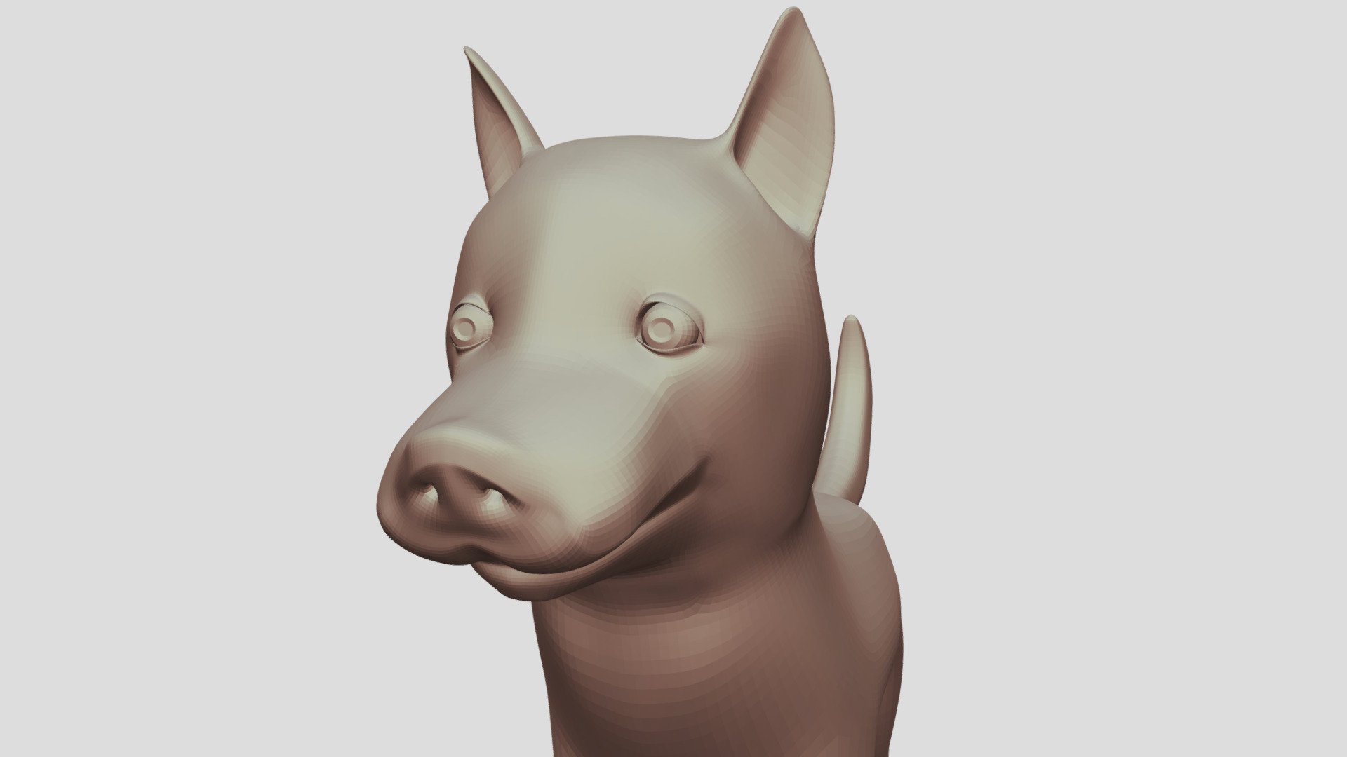 Husky Pup Model - Download Free 3D model by bbromden [54c5b45] - Sketchfab