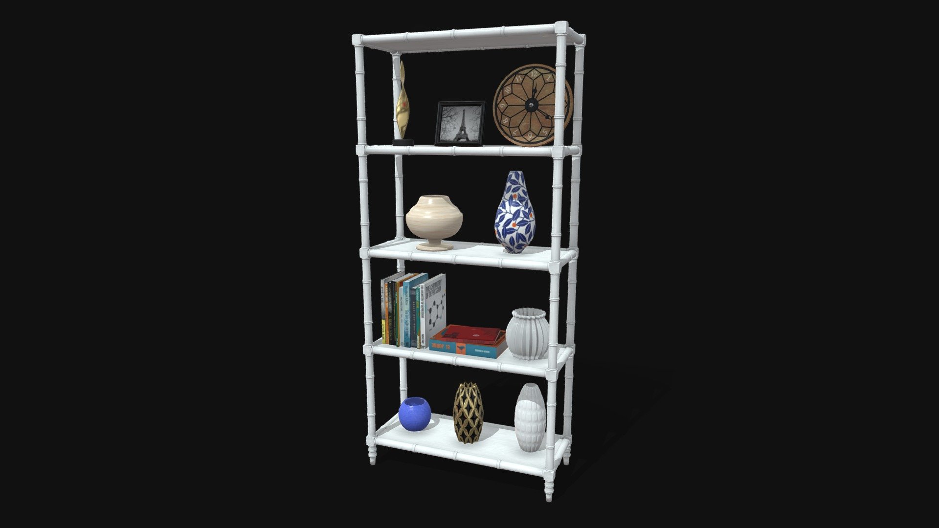 Book shelf - 3D model by Aw3som33 (@megadart) [54c62e2] - Sketchfab