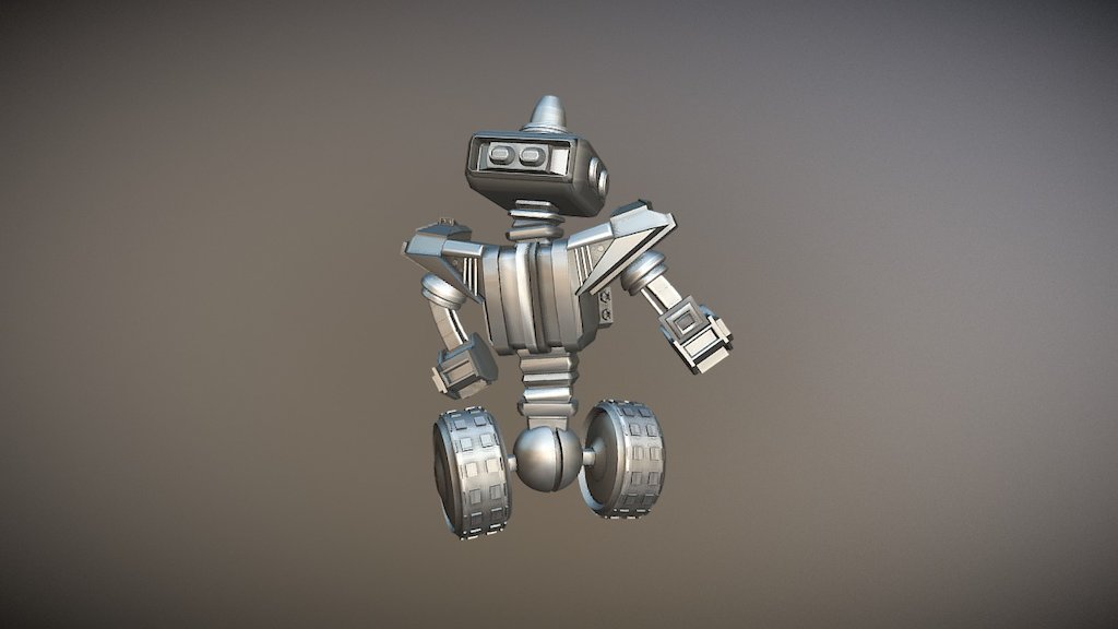 Robo helper - 3D model by Svarog (@svarogdigitalart) [54c6483] - Sketchfab