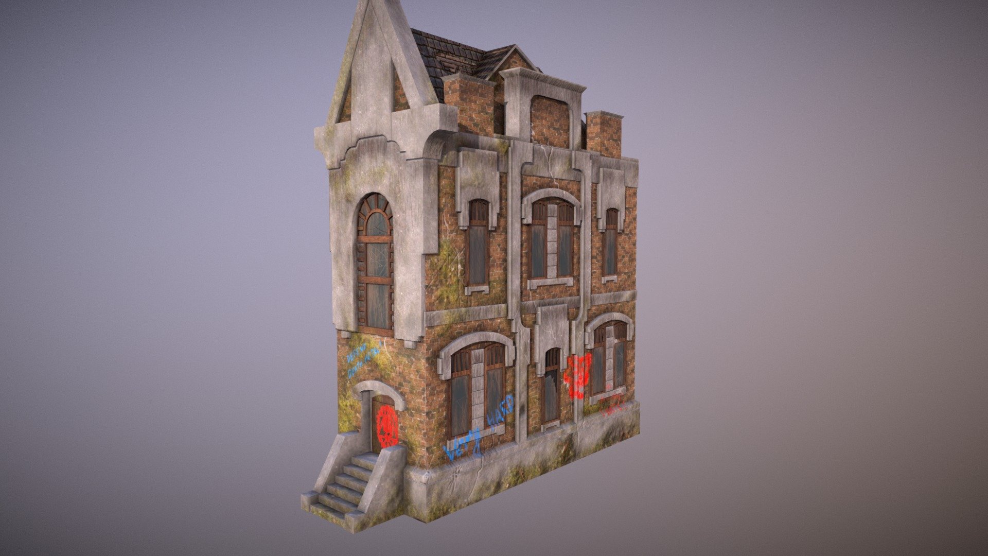Old House - 3D model by 3Dart_Vladislav (@vladislav.96) [54c8329 ...