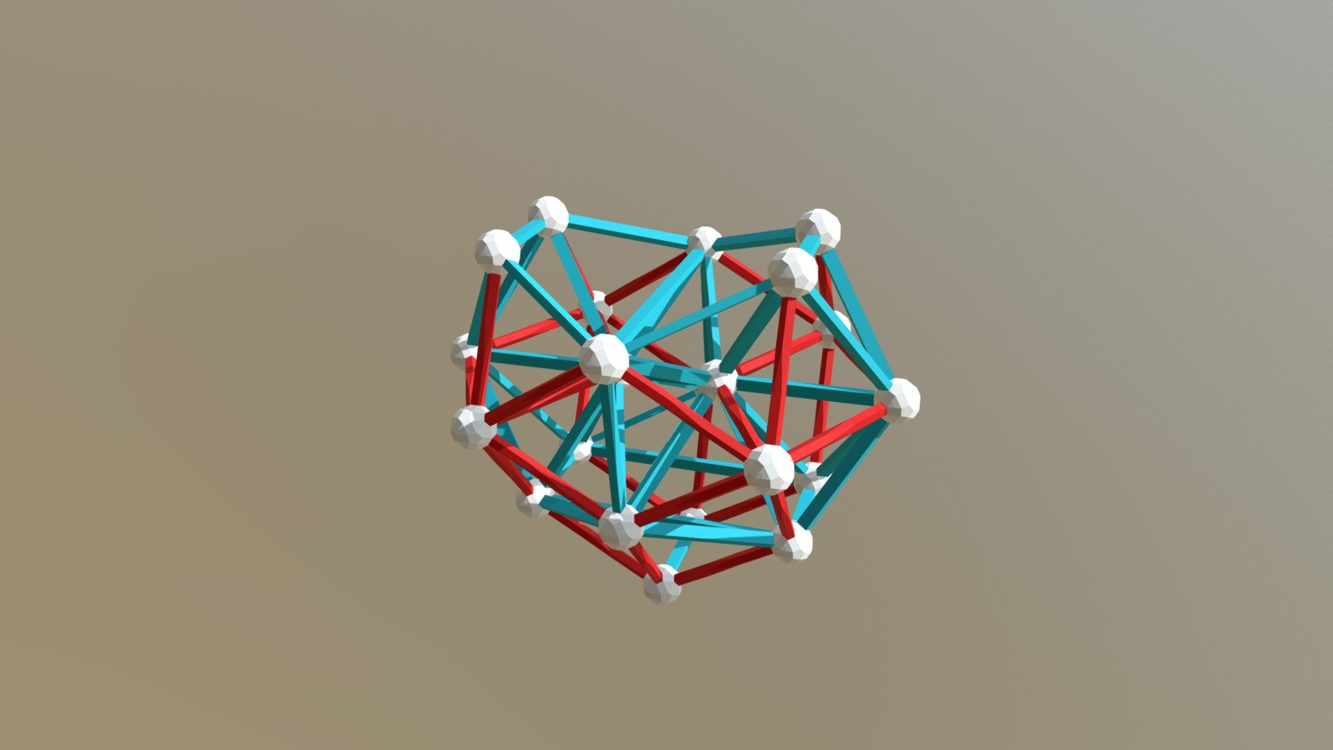 22 76 1 Heart Frame - 3D model by Zometool [54c8a89] - Sketchfab