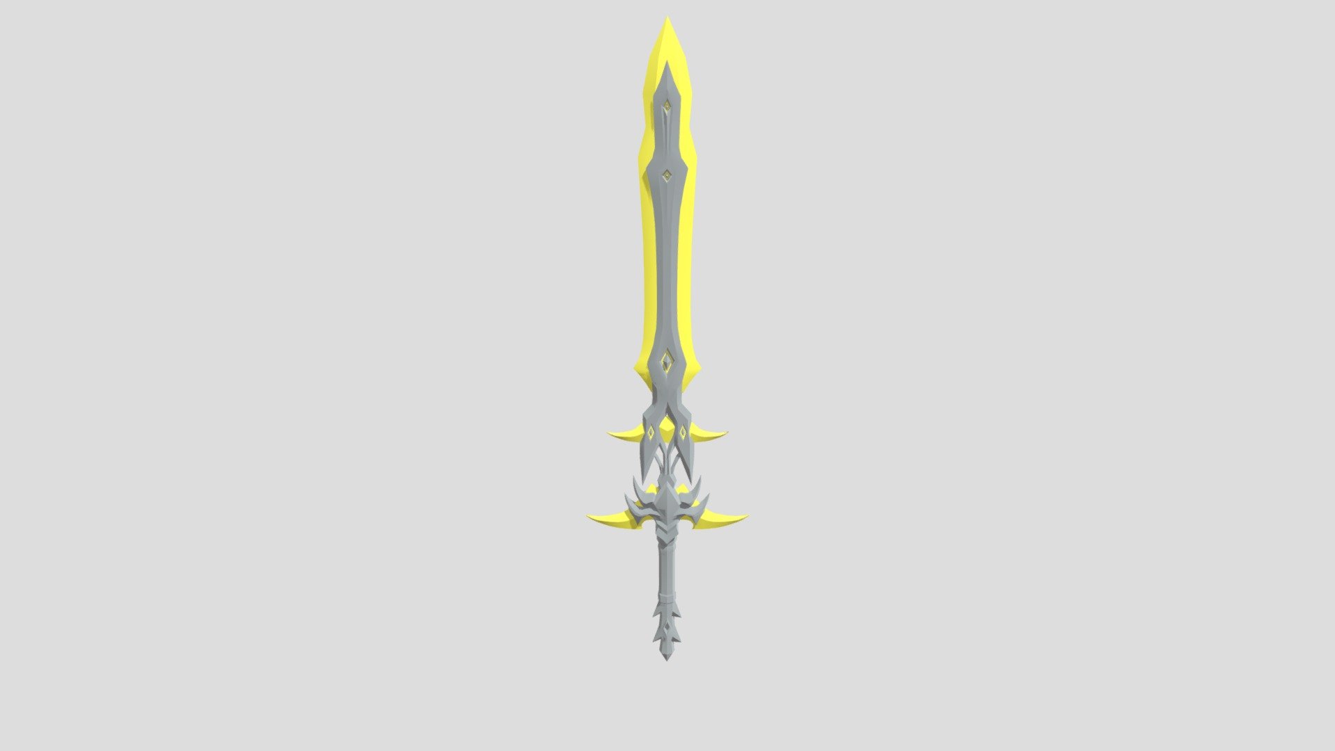Sword low-poly - Download Free 3D model by Losk_by [54c9b5c] - Sketchfab