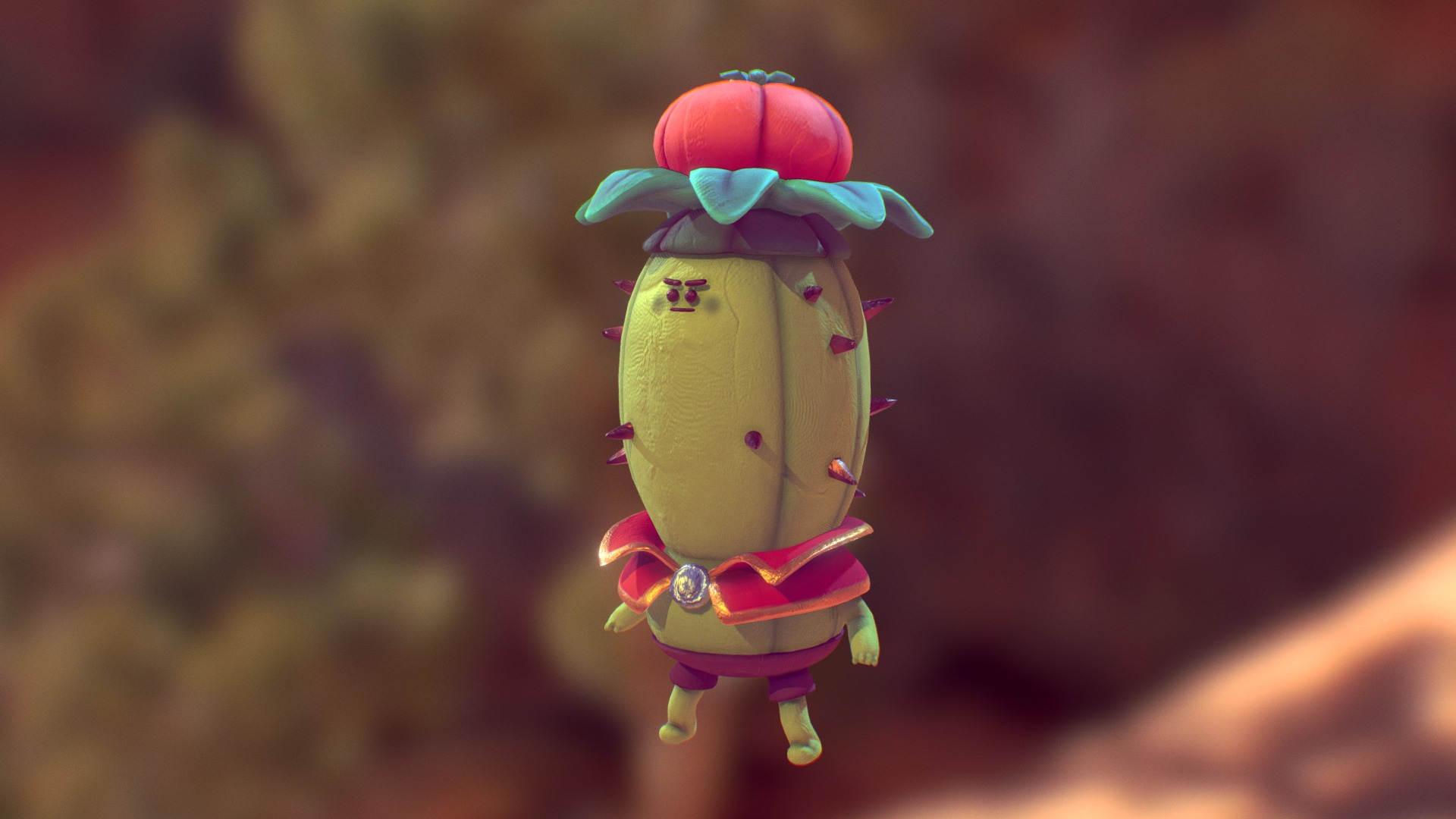 Cactus - 3D model by tommonster [54ca3b1] - Sketchfab