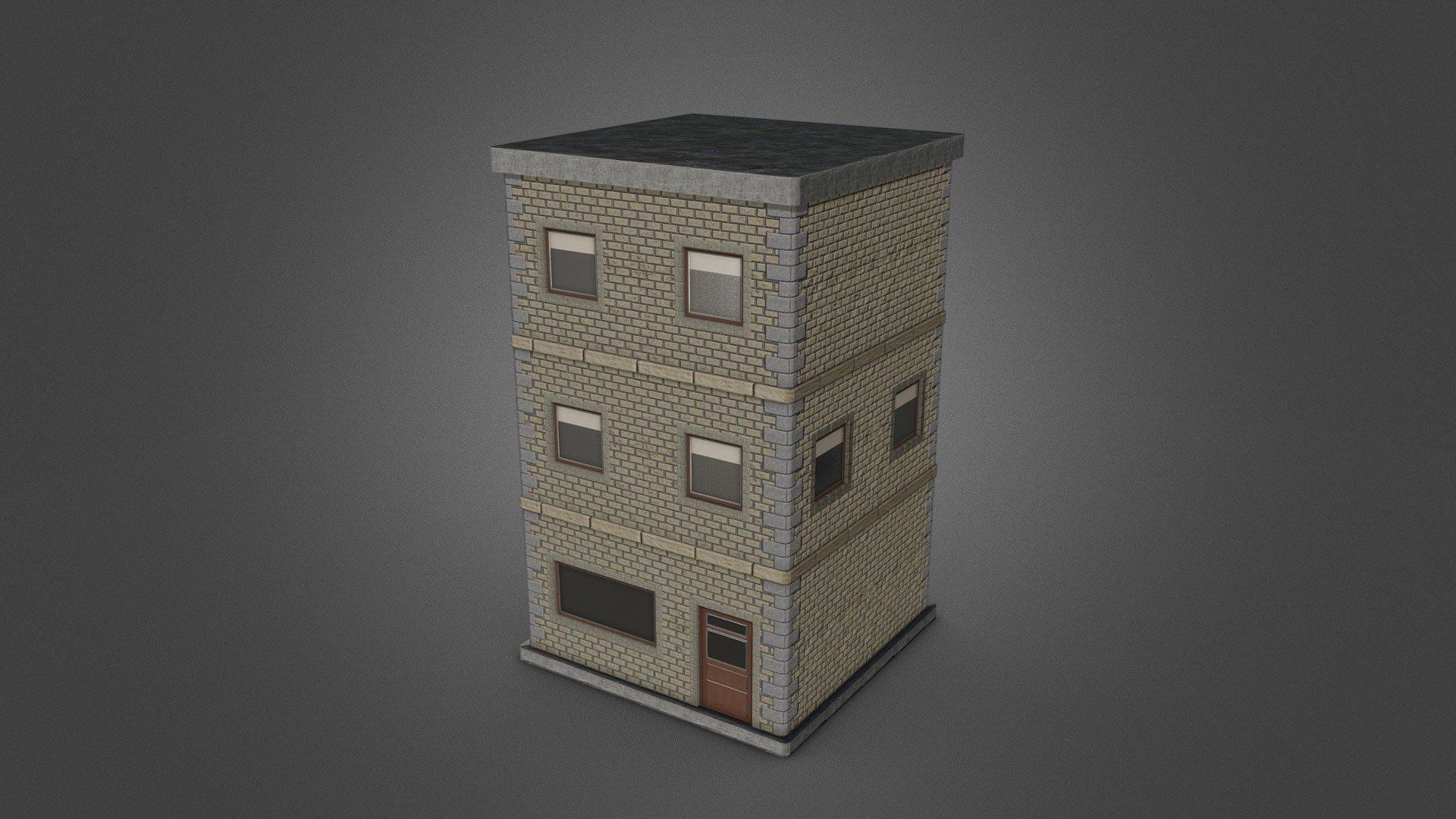 Building - Download Free 3D model by Lodgelus [54caabe] - Sketchfab