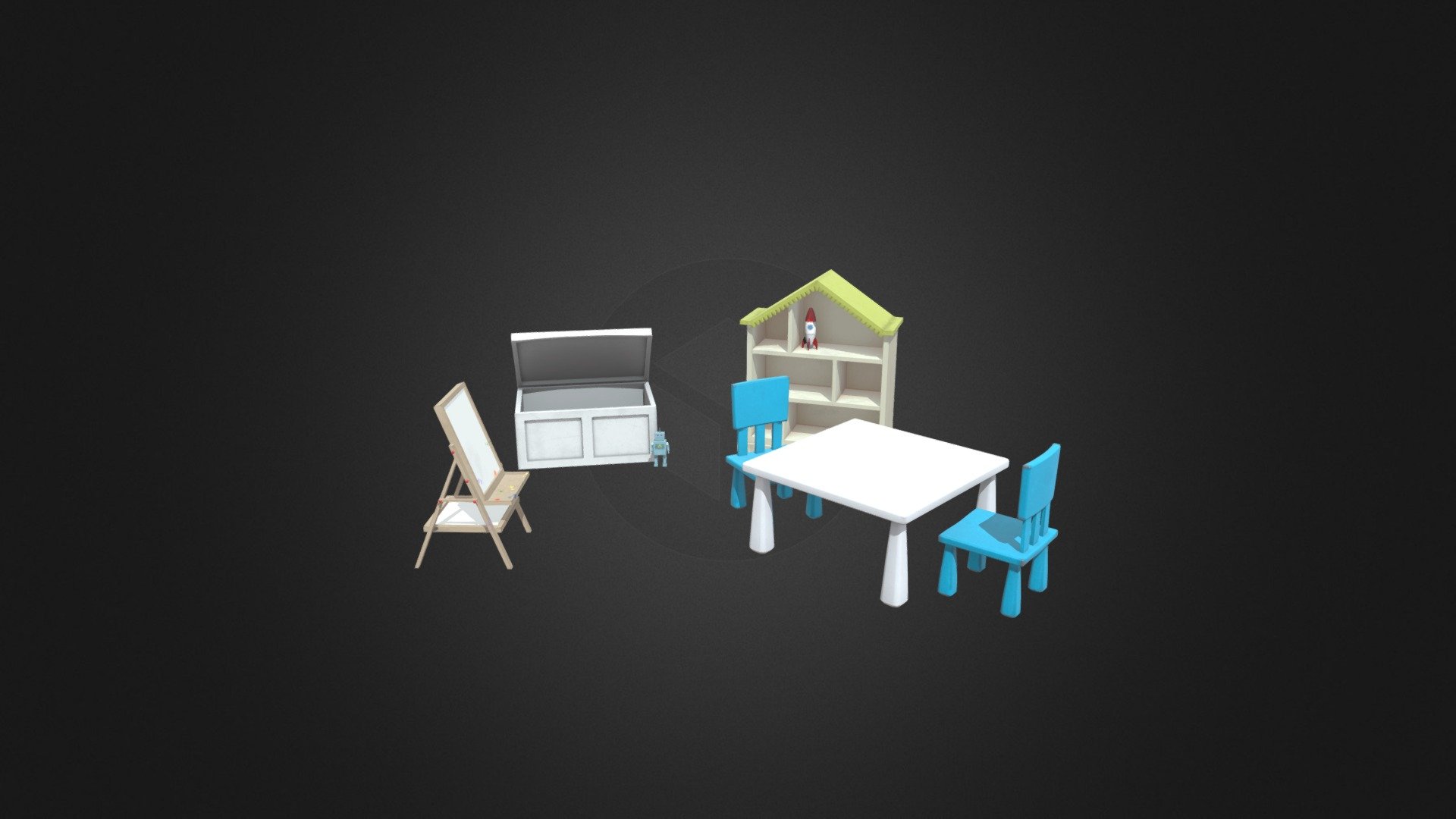6 Props - Download Free 3D model by KrisWT [54cbc28] - Sketchfab