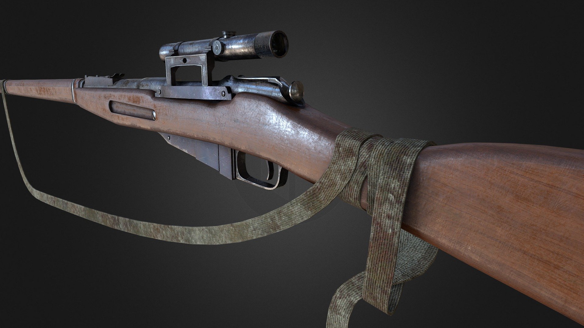 The Mosin–Nagant - 3D model by Ivan.Konrad [54cc160] - Sketchfab
