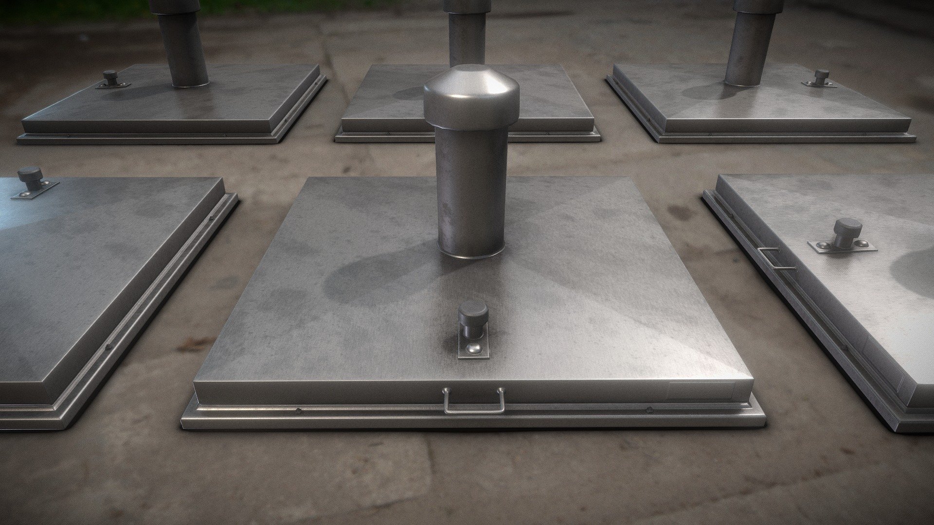 Metal Floor Hatch (Remastered) - Buy Royalty Free 3D model by VIS-All ...