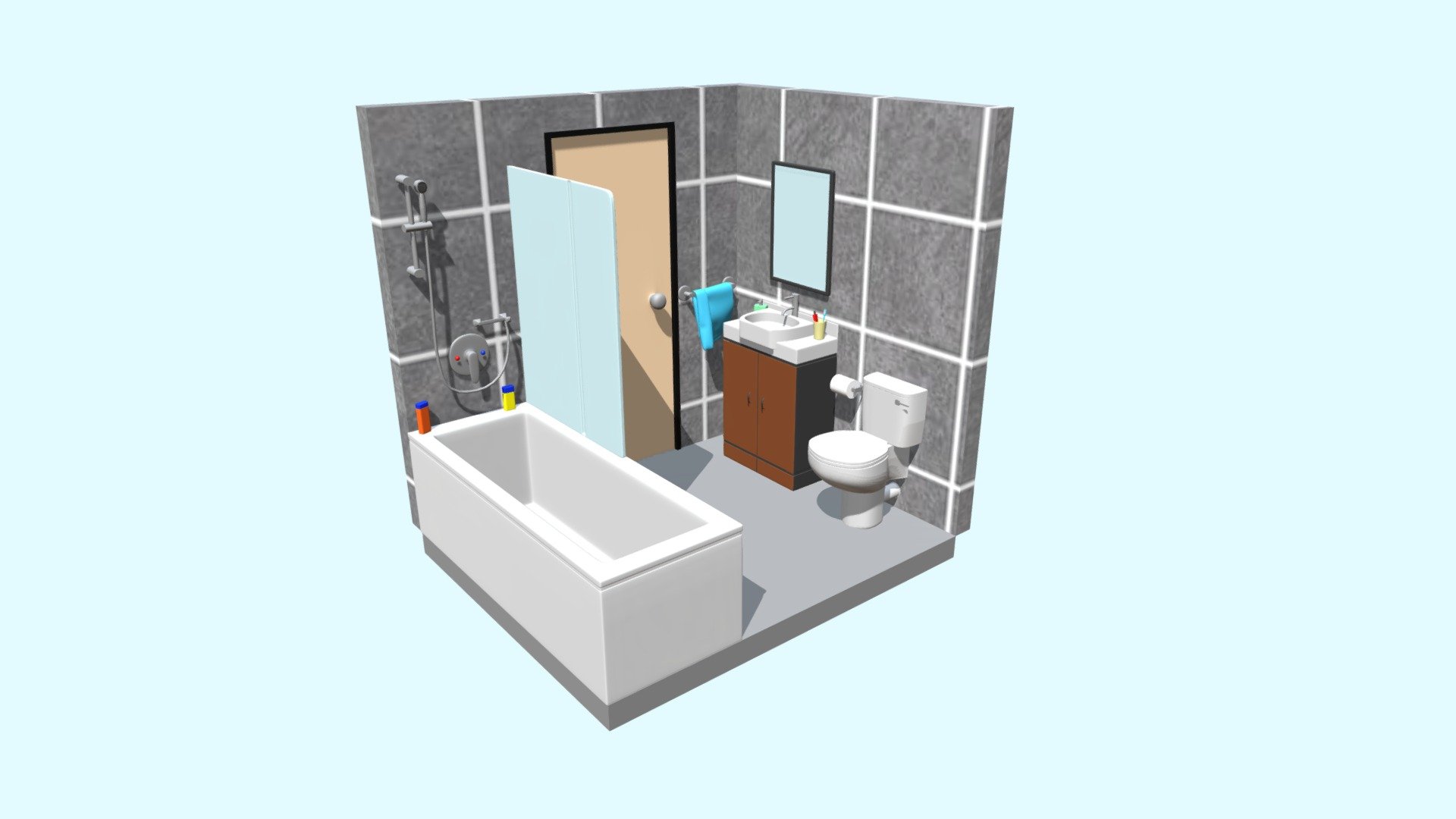 Baño - ene2004 - 3D model by LTellez14 [54cc546] - Sketchfab
