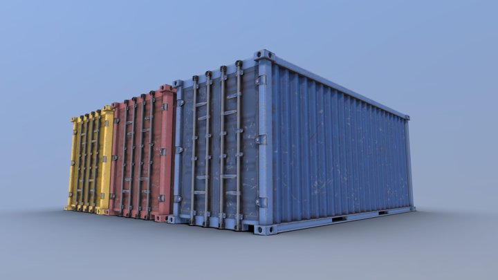 Container 3D models - Sketchfab