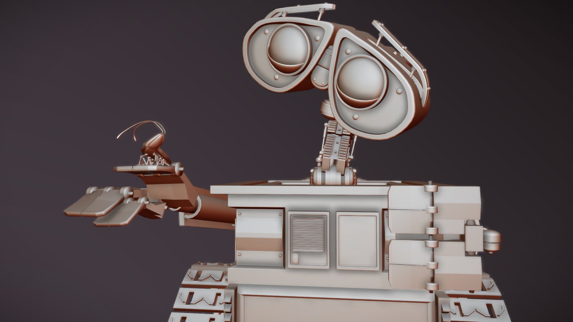 Wall-e and Hal - 3D model by RobinTharsGames (@robinvines2) [54d1cb7 ...