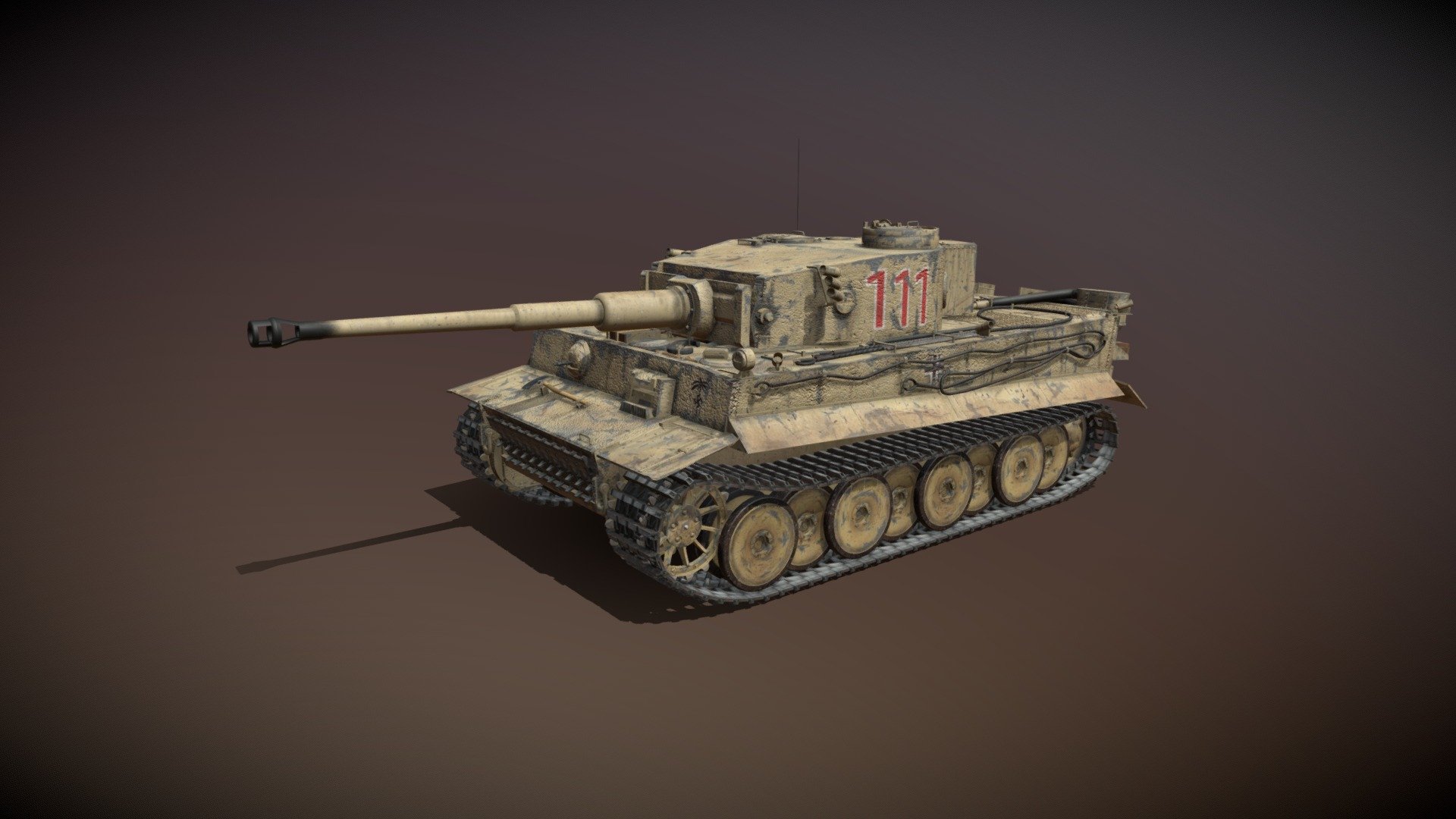 Panzer VI - Tiger - 111 - Early Production - Buy Royalty Free 3D model ...