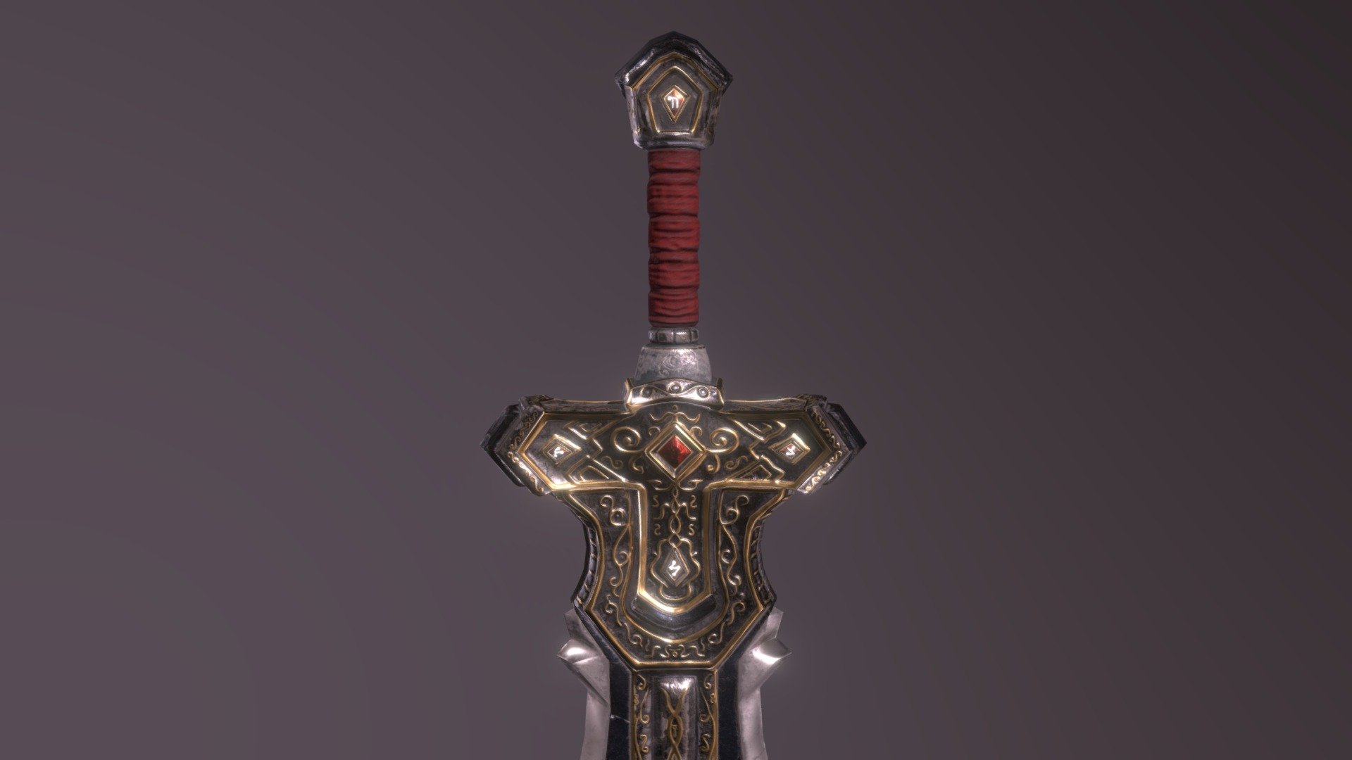 Paladin's Great Sword - 3D model by Etienne.Bourdages [54d790f] - Sketchfab