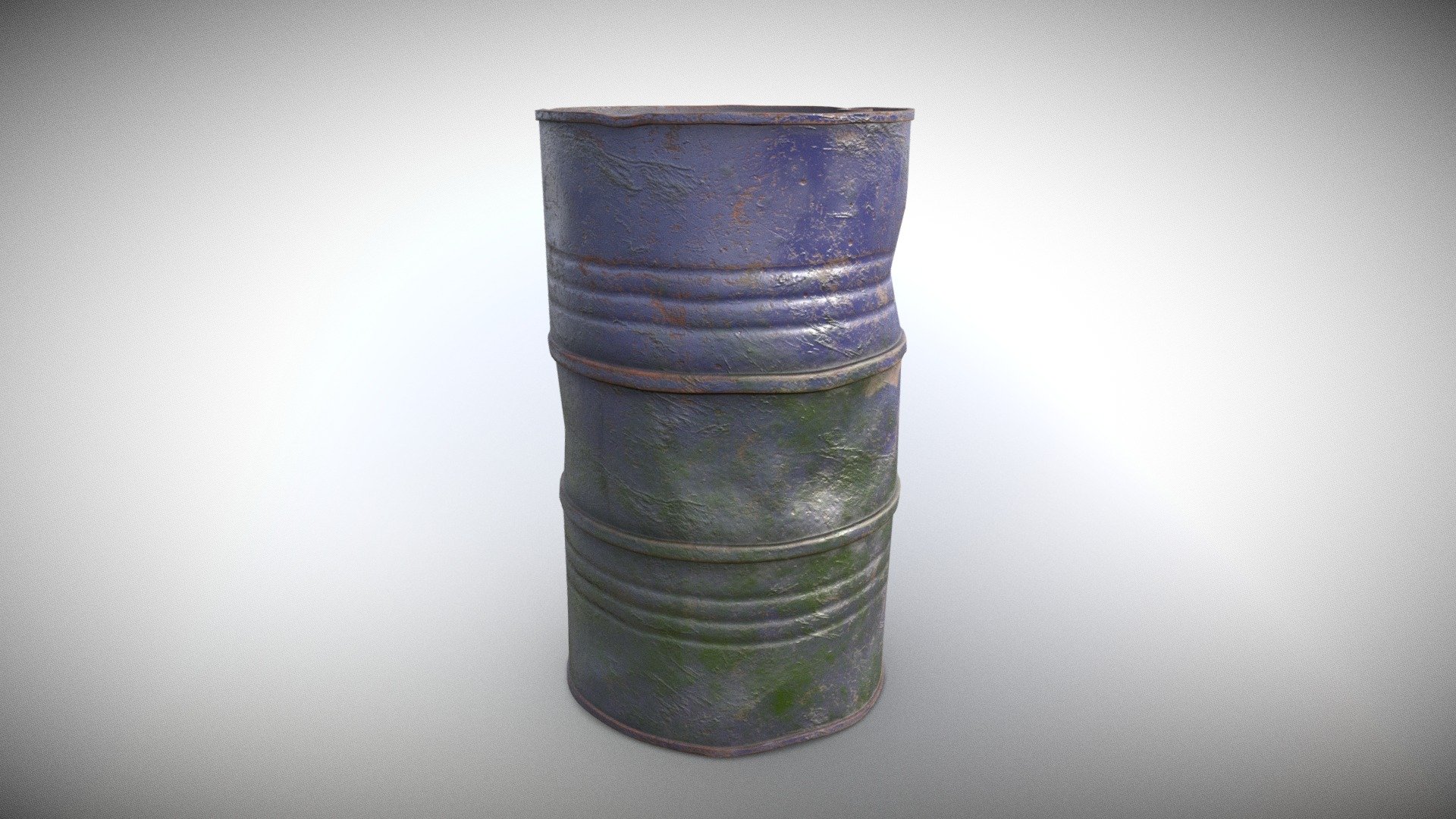 Metal barrel var_2 - 3D model by aleksey.kovalenko [54d8fc8] - Sketchfab