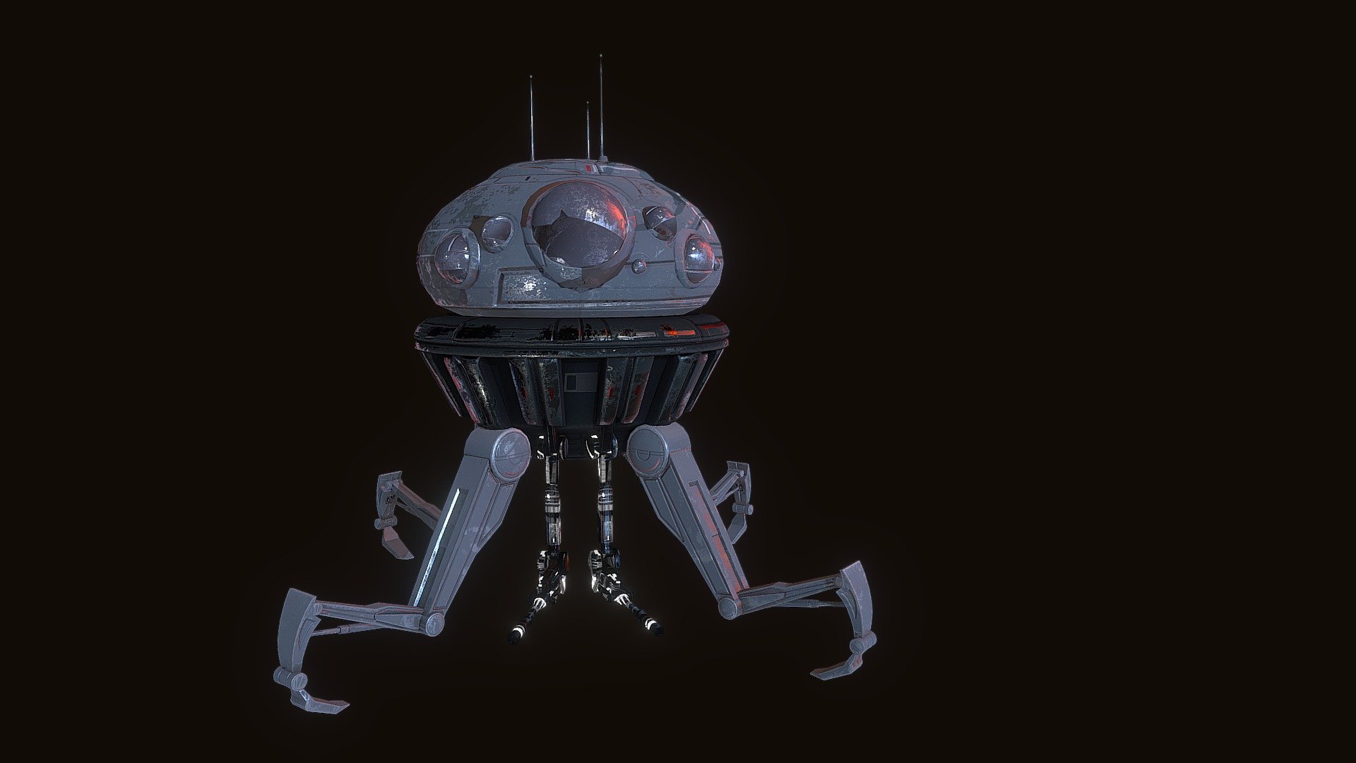 Wolf Droid - 3D model by Spuke Animation (@spukeanimation) [54dc707 ...