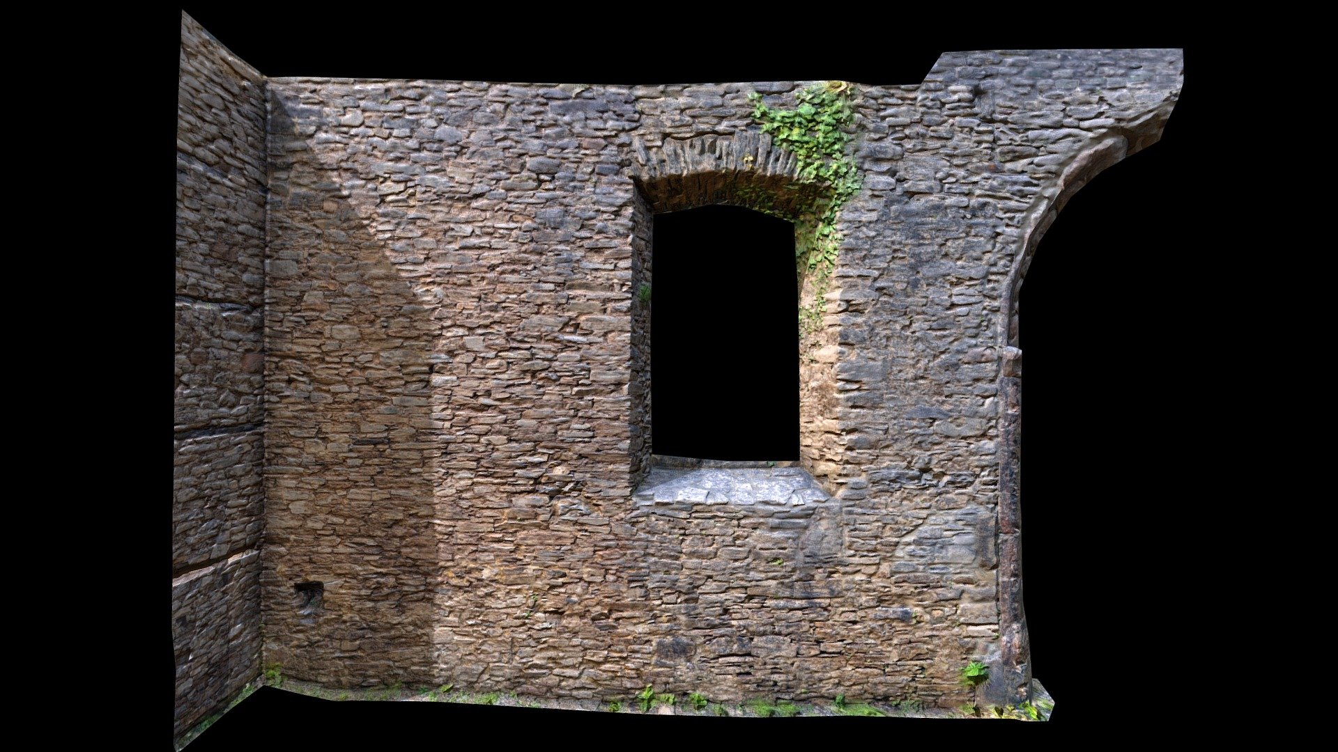 Medieval Stone Wall PBR Photogrammetry texture - Download Free 3D model ...