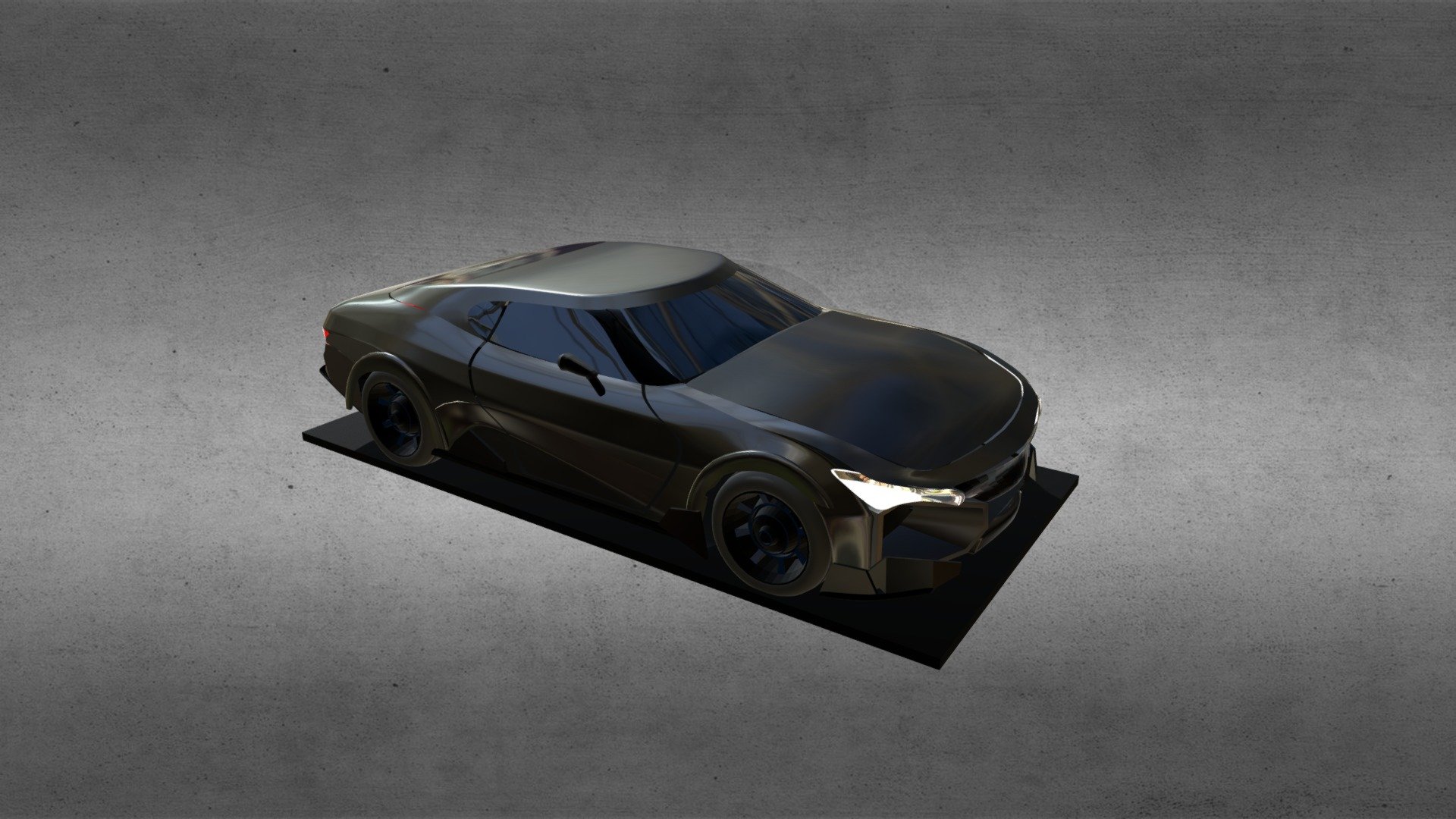 2018 American muscle car - 3D model by NuruiGumi [54dcabb] - Sketchfab