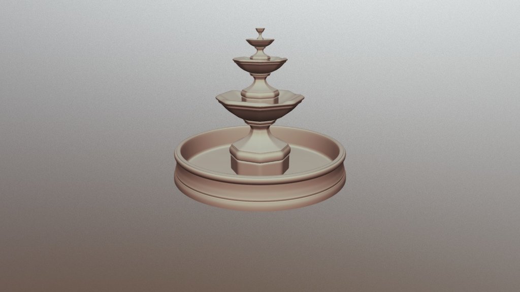 Fountain - 3D model by pndr [54dda0f] - Sketchfab