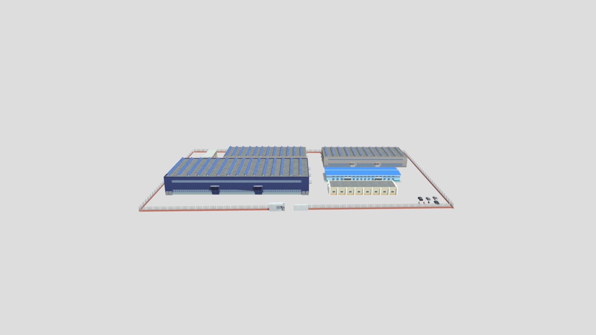 factory with pv - Download Free 3D model by chengweiliang58 [54ddbbb ...