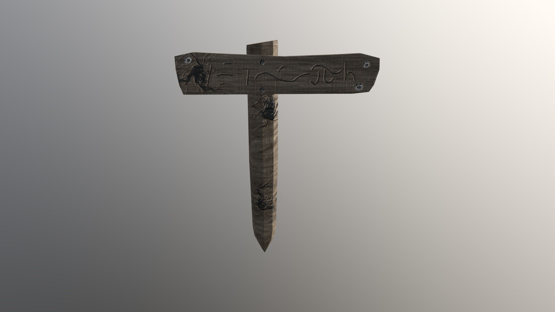 Sign - 3D model by WonderDrive [54de4b0] - Sketchfab