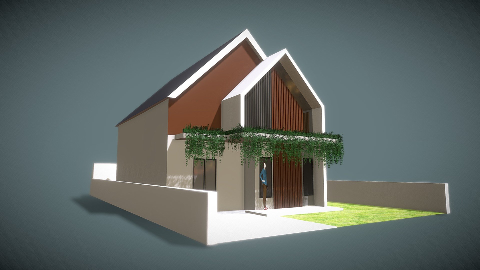 Scandinavian Alfan's House - 3D model by alfanesta [54df670] - Sketchfab
