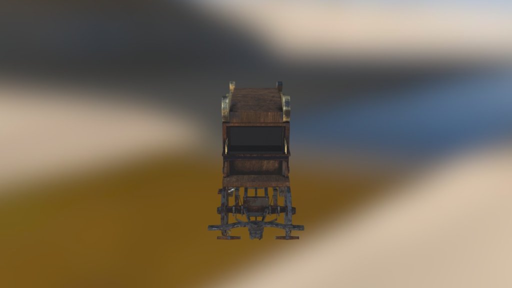 Old Western Stage Coach - 3D model by dean.pountain [54dfbe0] - Sketchfab