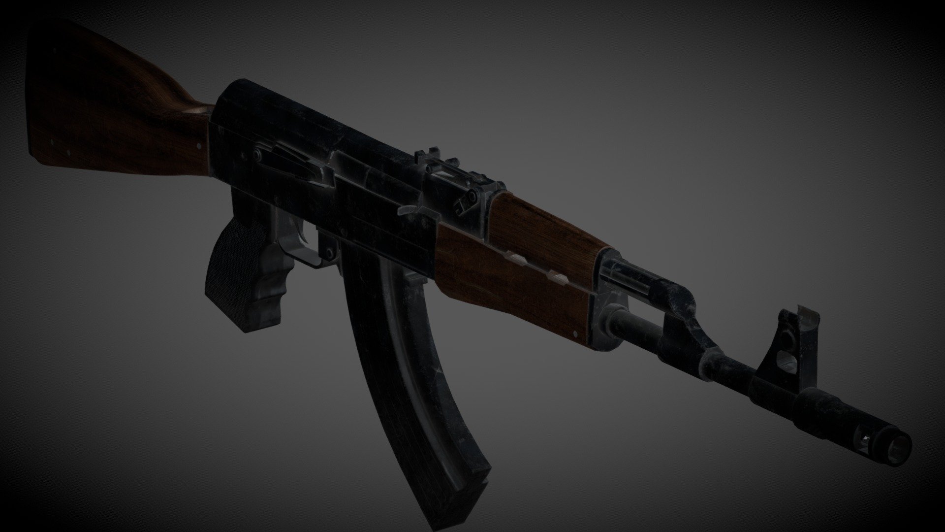 Ak-47 - 3D model by DaniUbeda [54e0a85] - Sketchfab