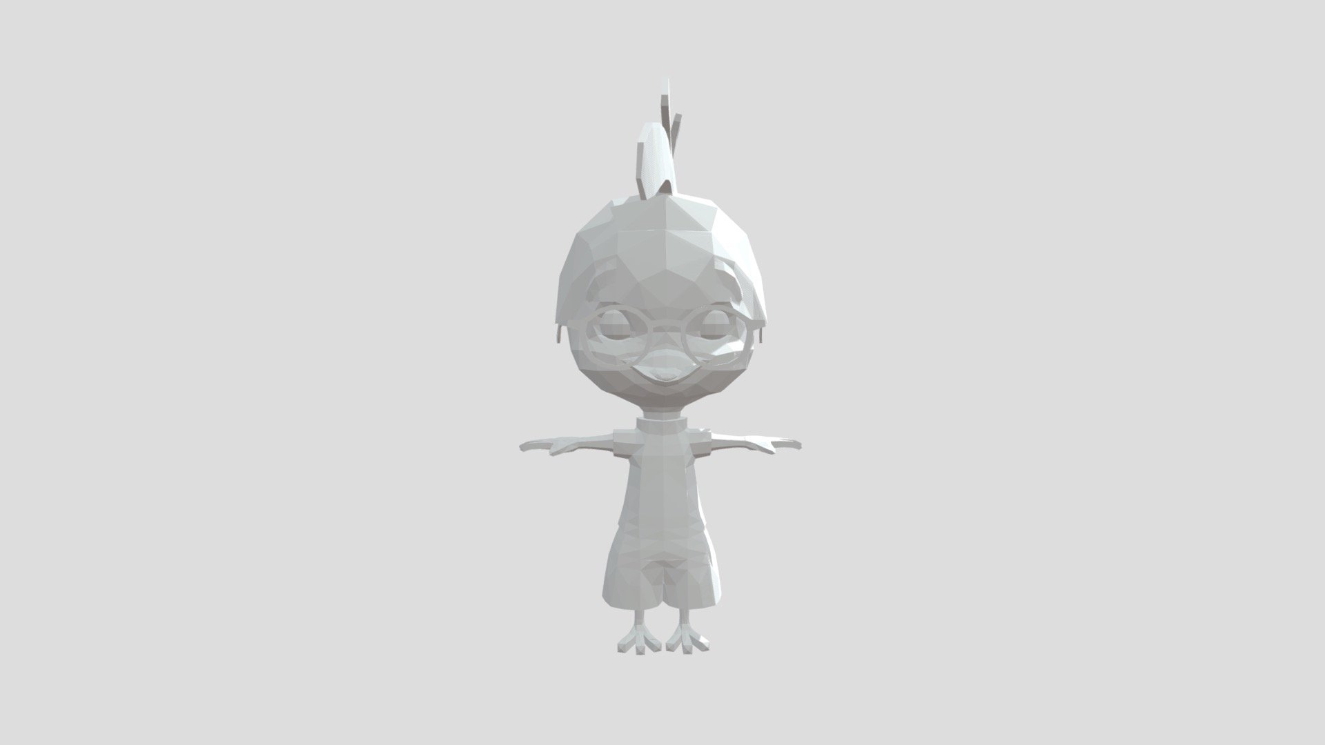 Chicken Little - Download Free 3D model by Klye Ahj Jhag (@rombin ...