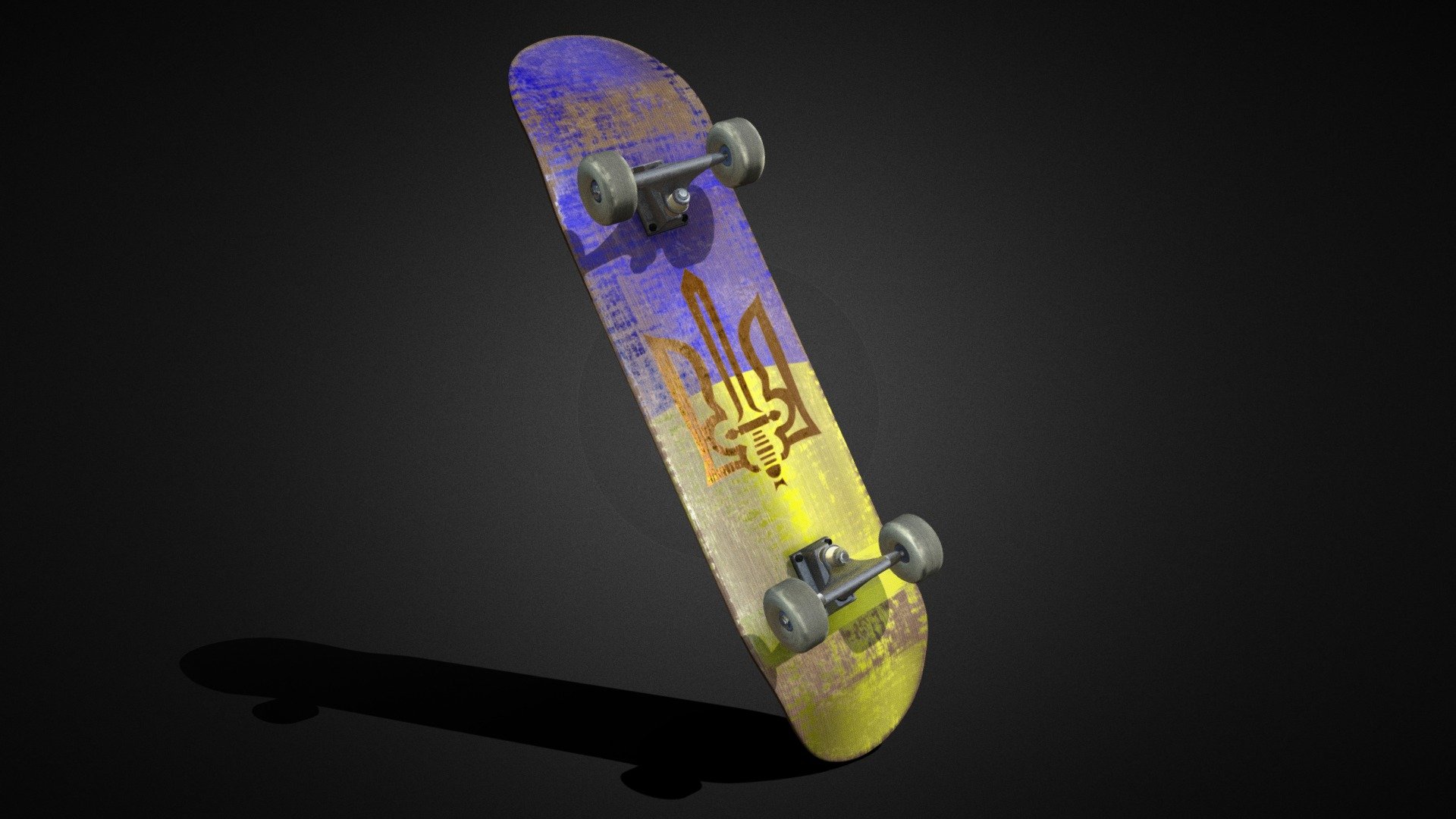 Skateboard - 3D model by hemulya [54e29be] - Sketchfab