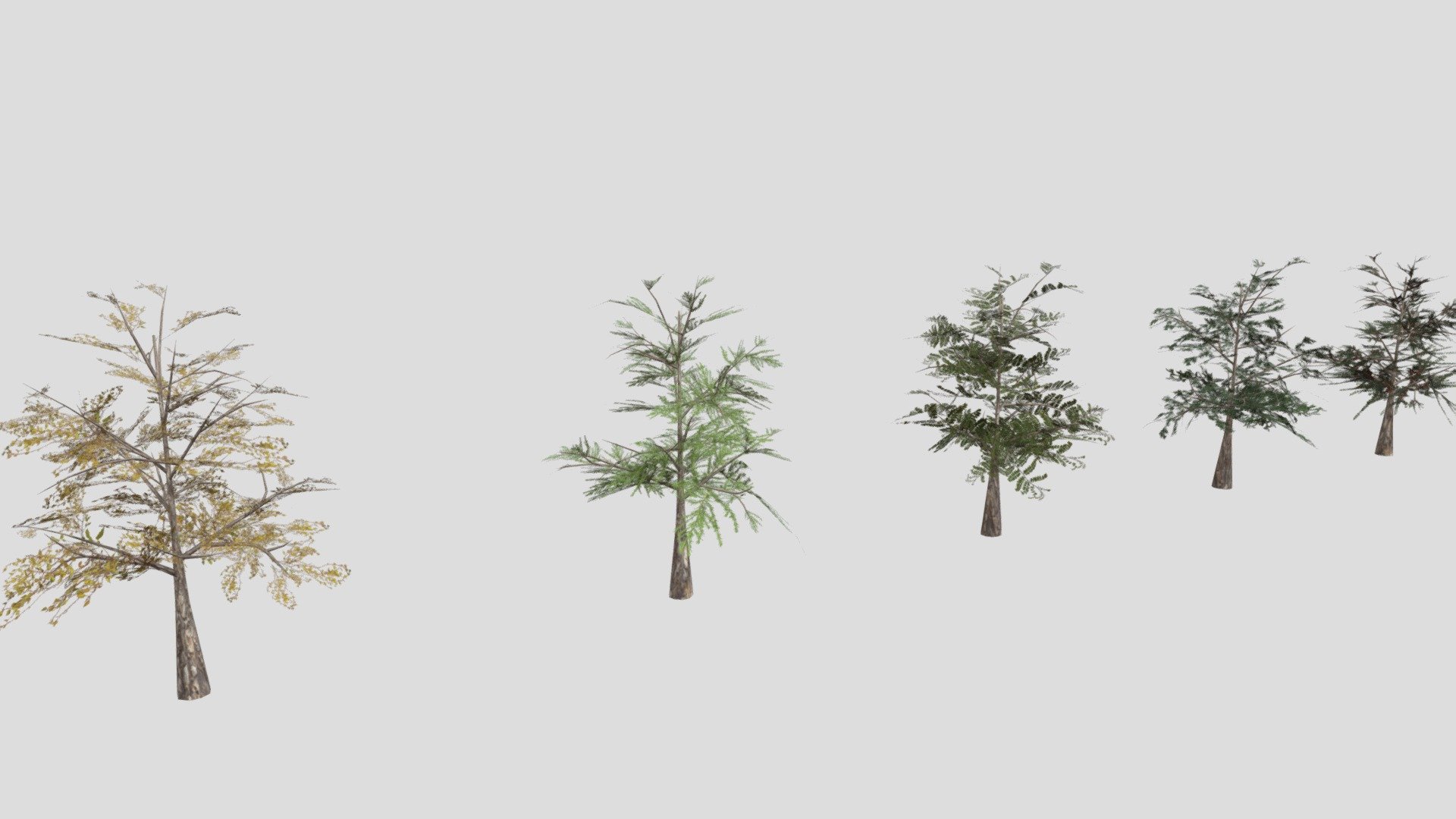 3D Trees - 3D model by haider706 [54e3df9] - Sketchfab