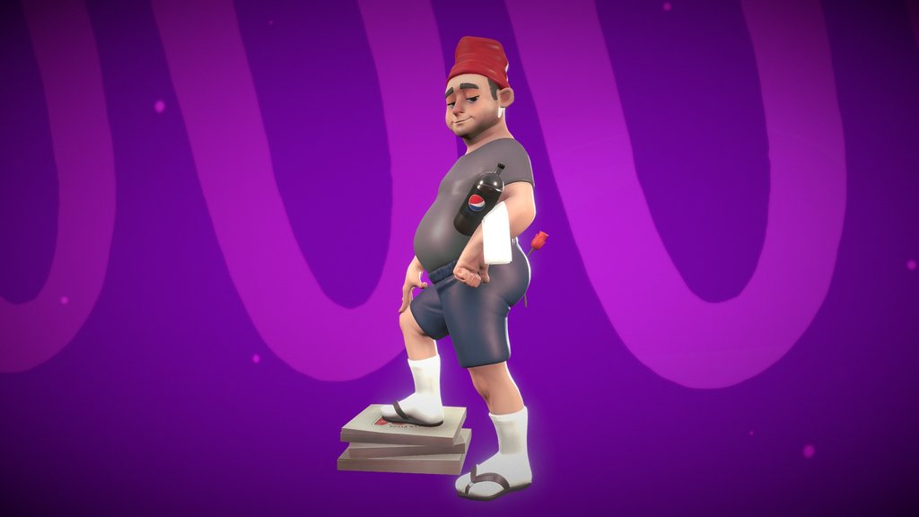 cartoon figure - A 3D model collection by QIN-KAI-TONG - Sketchfab